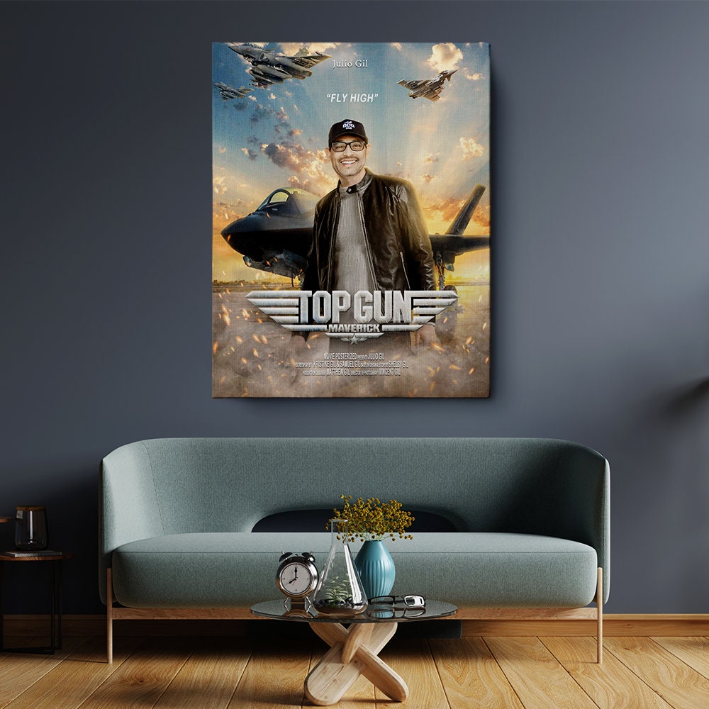 TOP GUN MAVERICK Personalized Poster Portrait Unique - Etsy