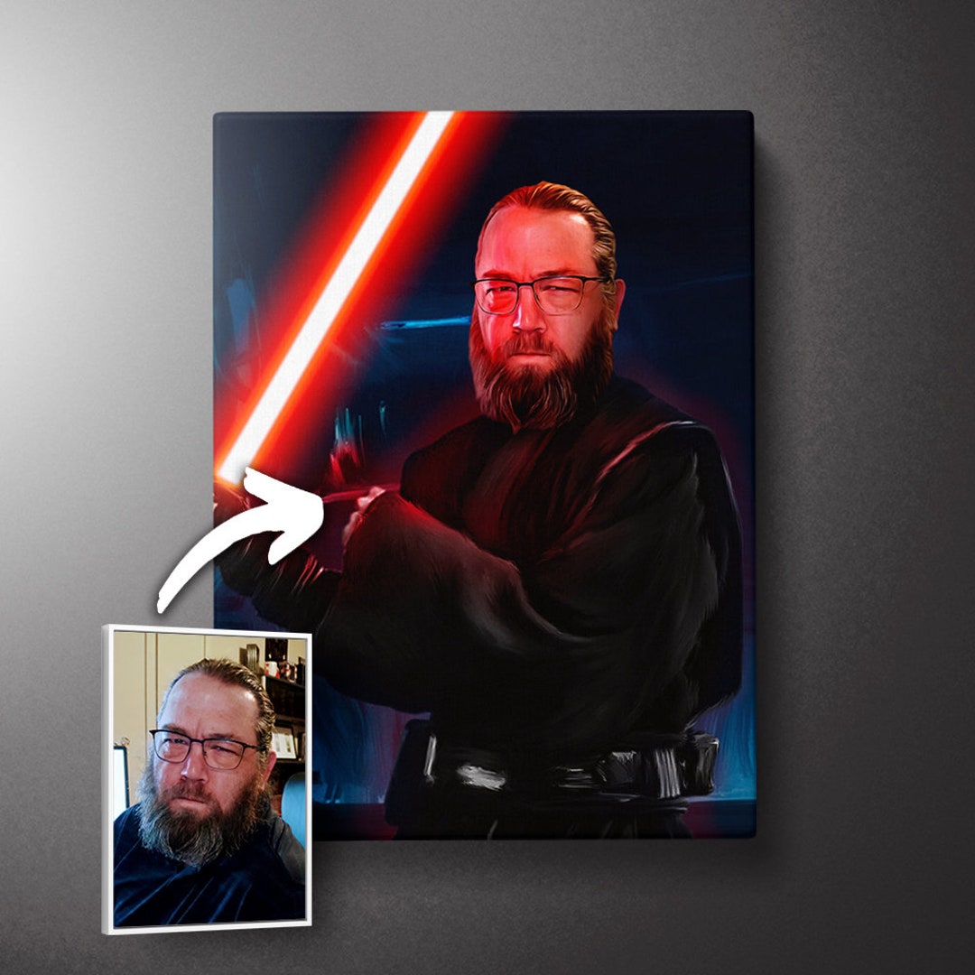 STAR WARS Custom Sith Lord Poster, Personalized Gift for Dad, Unique ...