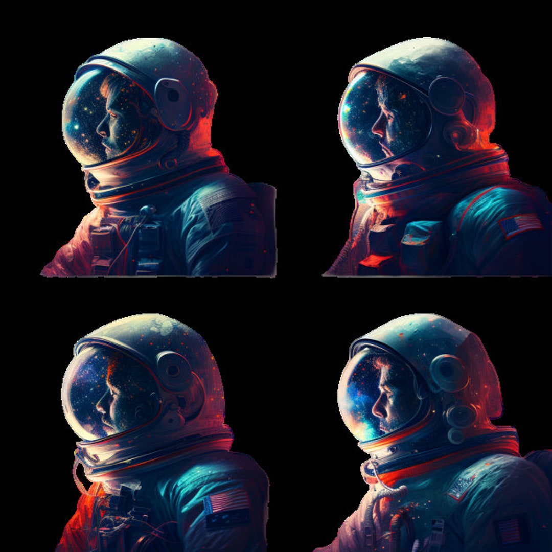 Spaceman Clipart - Etsy