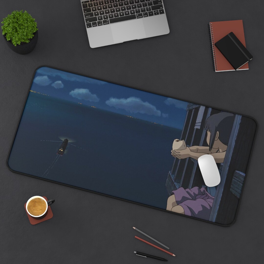 Desk Mat Studio Ghibli Spirited Away Desk Mat Nature Desk - Etsy