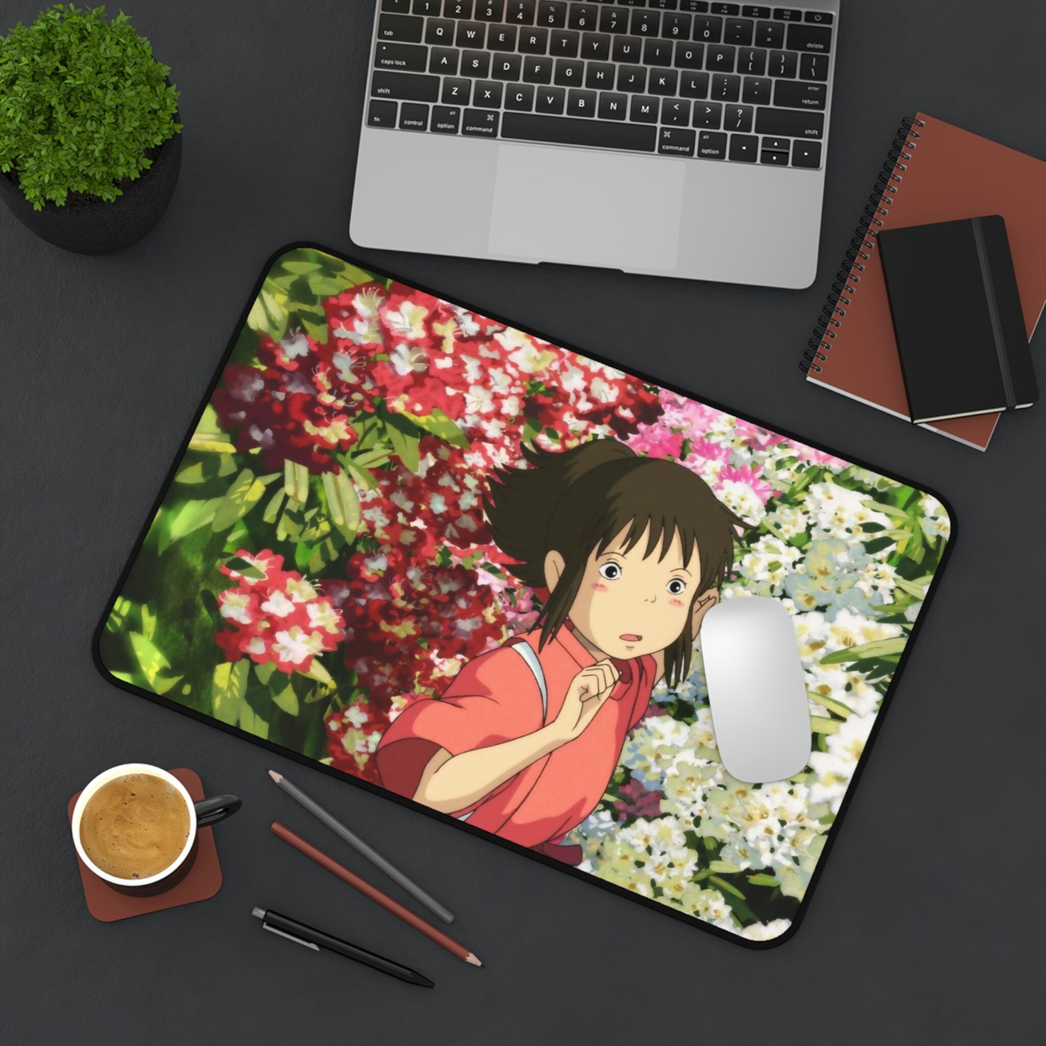 Desk Mat Spirited Away, Studio Ghibli, Anime Desk Pad, XXL Desk Pad ...