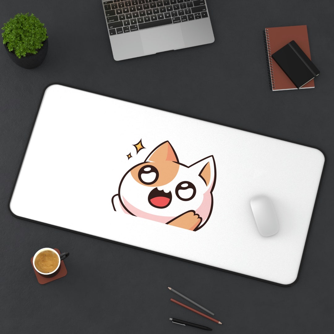 Cute Desk Mat, Cat Desk Mat, Large Desk Mat, Kawaii Desk Mat, XXL Desk ...