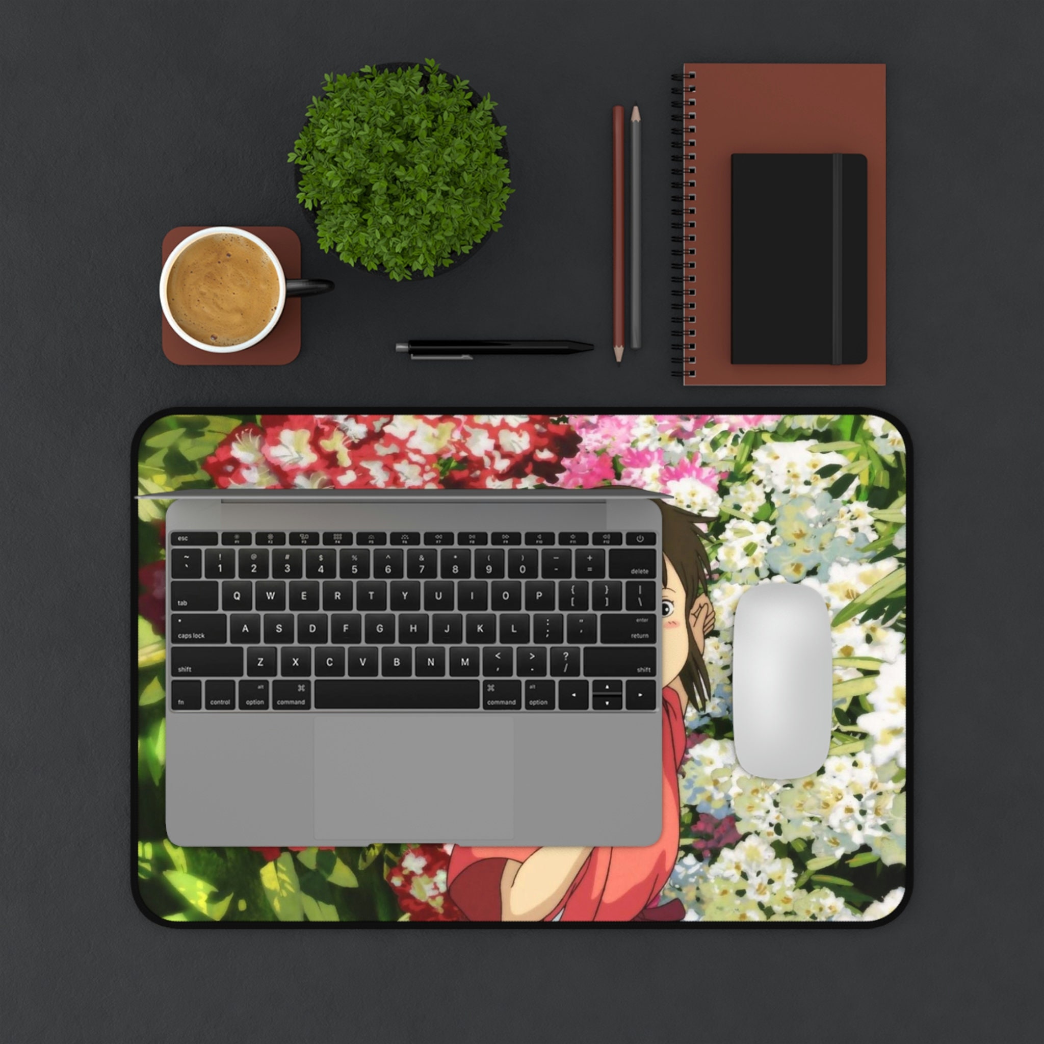 Desk Mat Spirited Away, Studio Ghibli, Anime Desk Pad, XXL Desk Pad ...