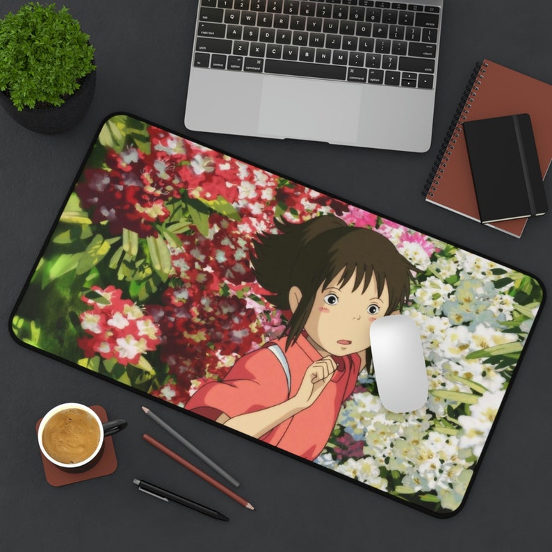 Desk Mat Spirited Away, Studio Ghibli, Anime Desk Pad, XXL Desk Pad ...