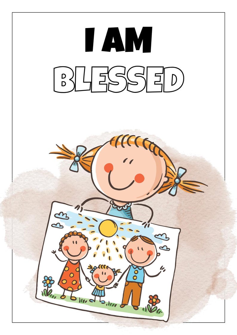 Positive Affirmations for Kids | Printable Self-esteem Posters | Growth ...