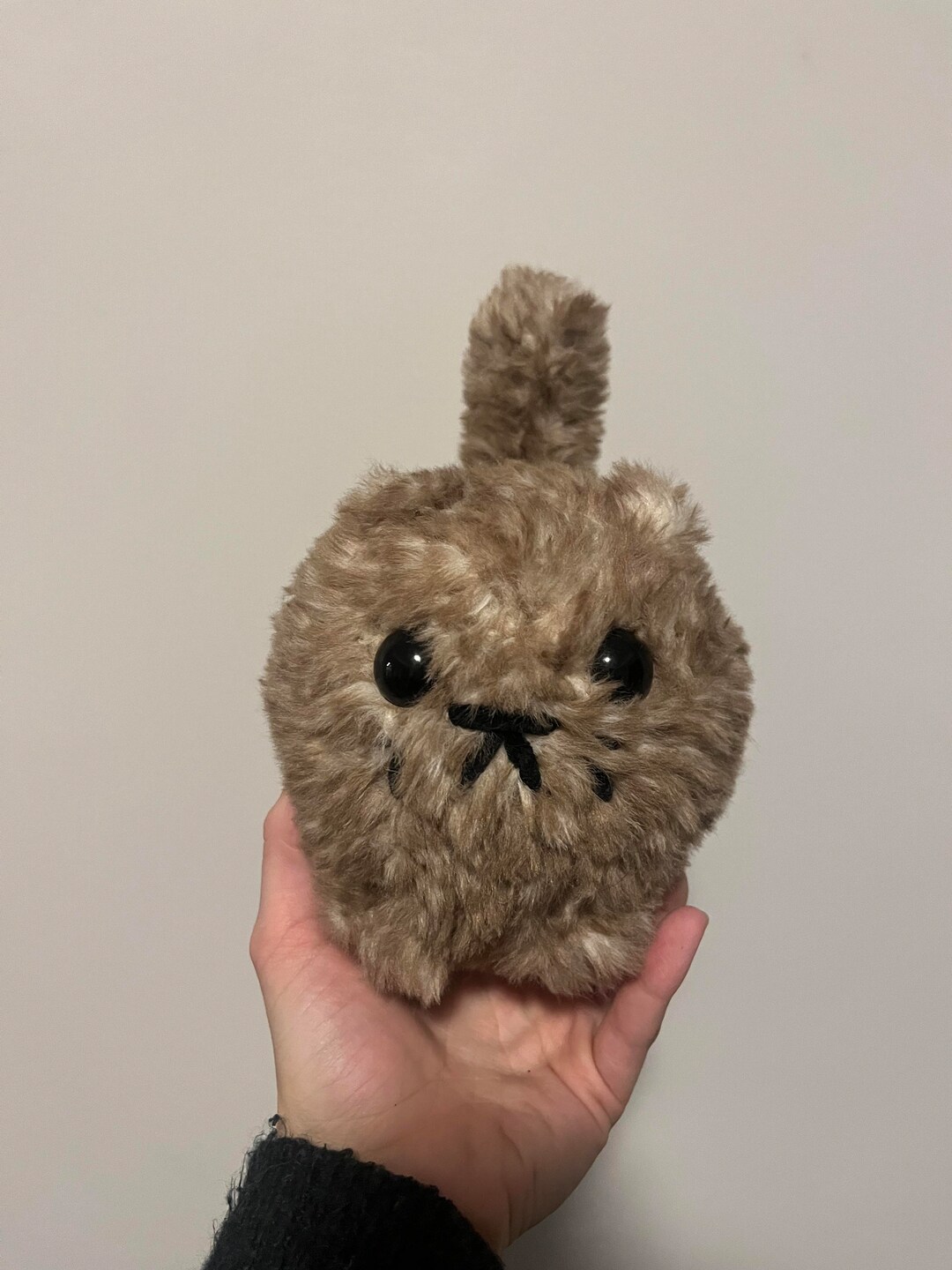 Brown Furry Chubby Loaf Cat Crochet Plushie Amigurumi Stuffed - Etsy