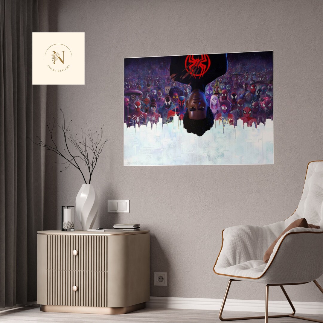 Miles Morales Gloss Posters Spider-man : Miles Morales - Etsy