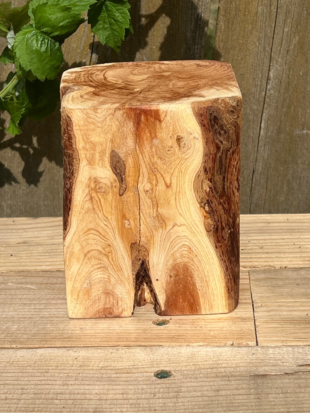 Rustic Wood Door Stop Block - Decorative Cedar Log Door Stopper - Etsy