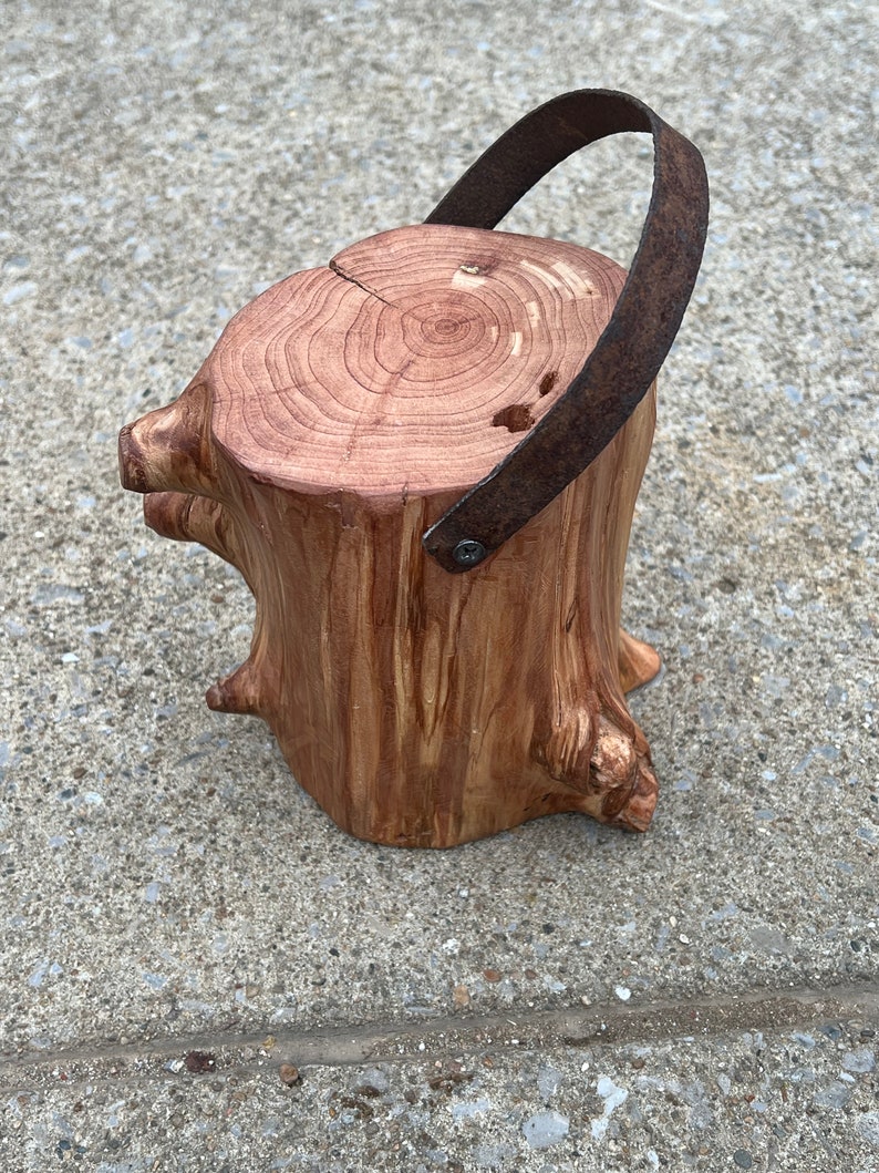 Rustic Wood Door Stop - Decorative Cedar Log Door Stopper - Etsy