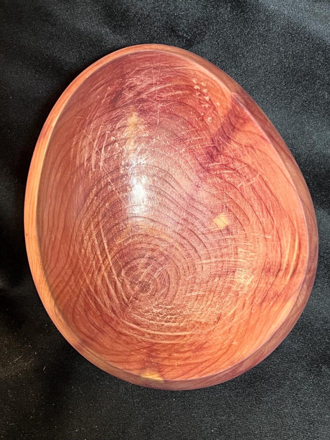 Handcarved Cedar Bowl - Heart of Cedar Trinket Dish - Etsy