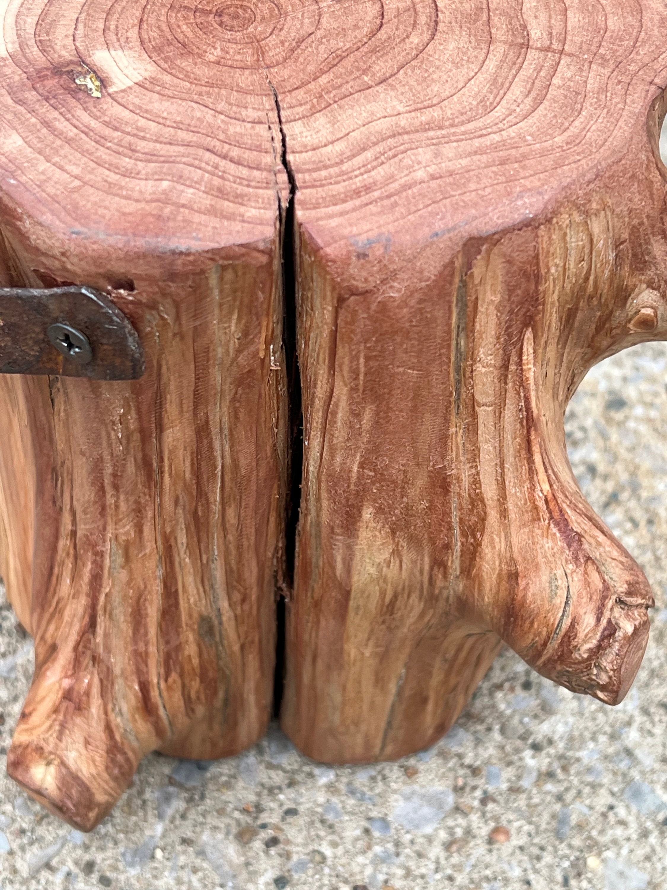 Rustic Wood Door Stop - Decorative Cedar Log Door Stopper - Etsy