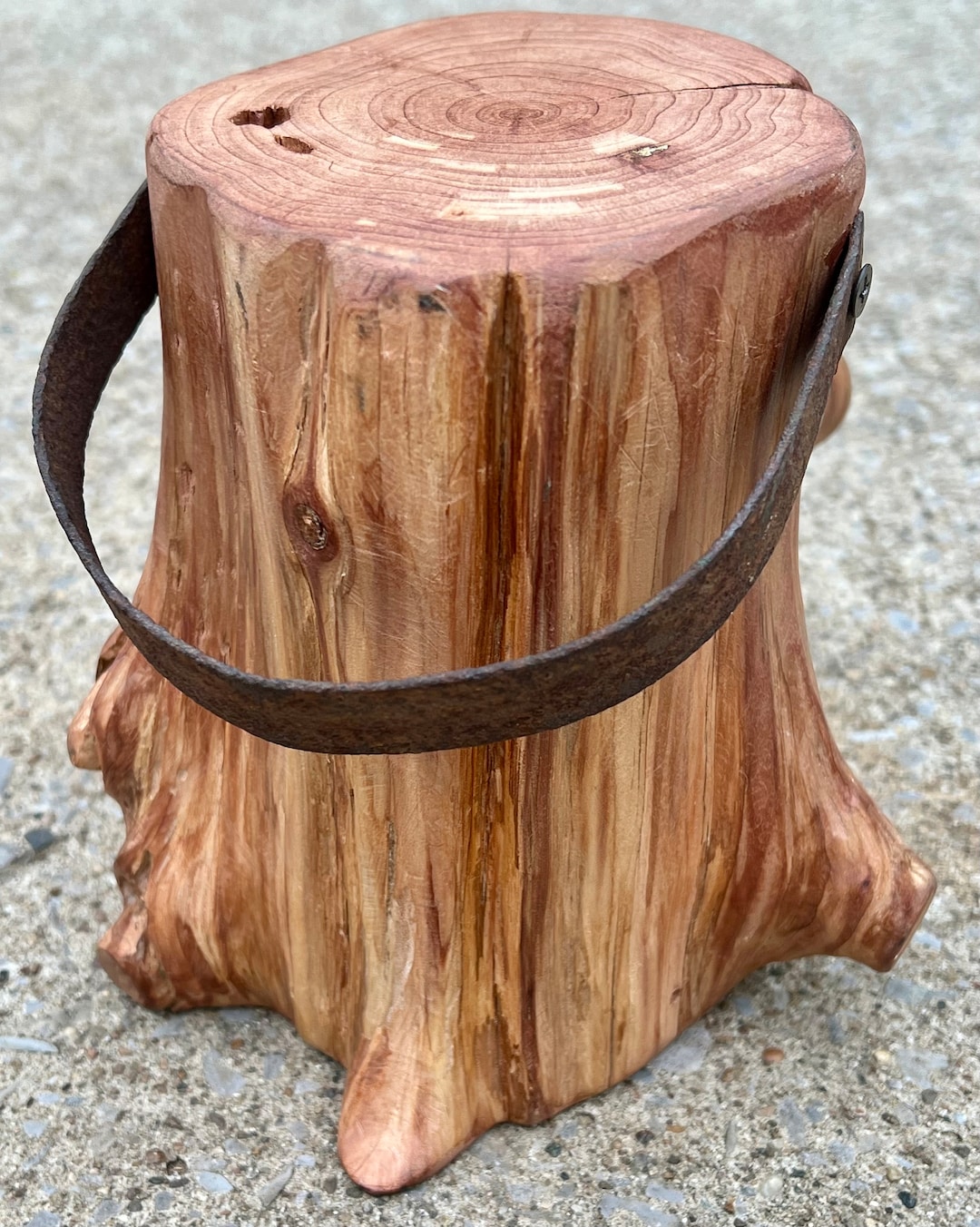 Rustic Wood Door Stop - Decorative Cedar Log Door Stopper - Etsy