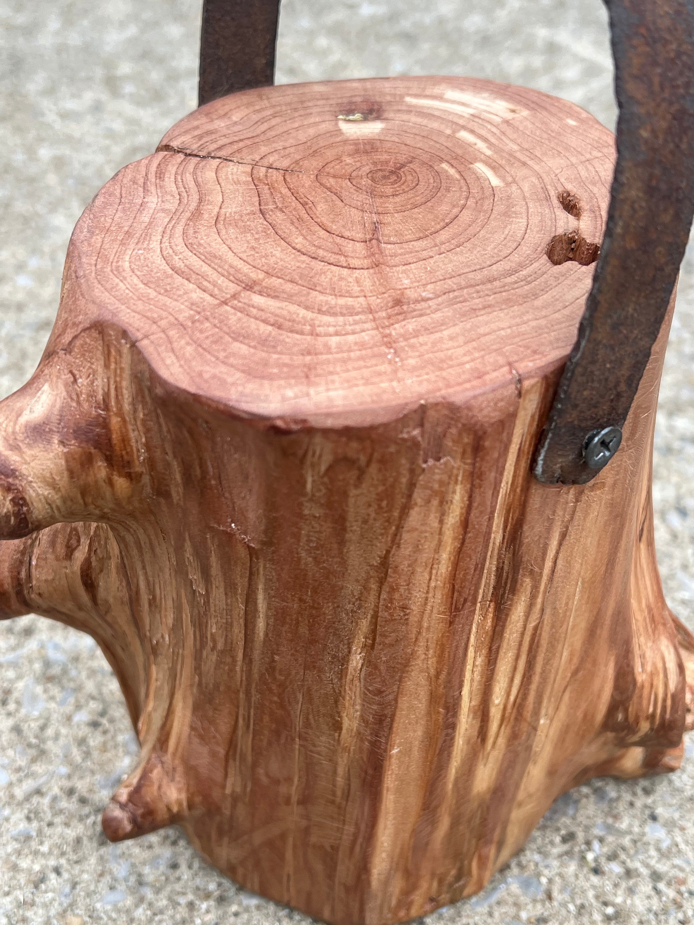 Rustic Wood Door Stop - Decorative Cedar Log Door Stopper - Etsy