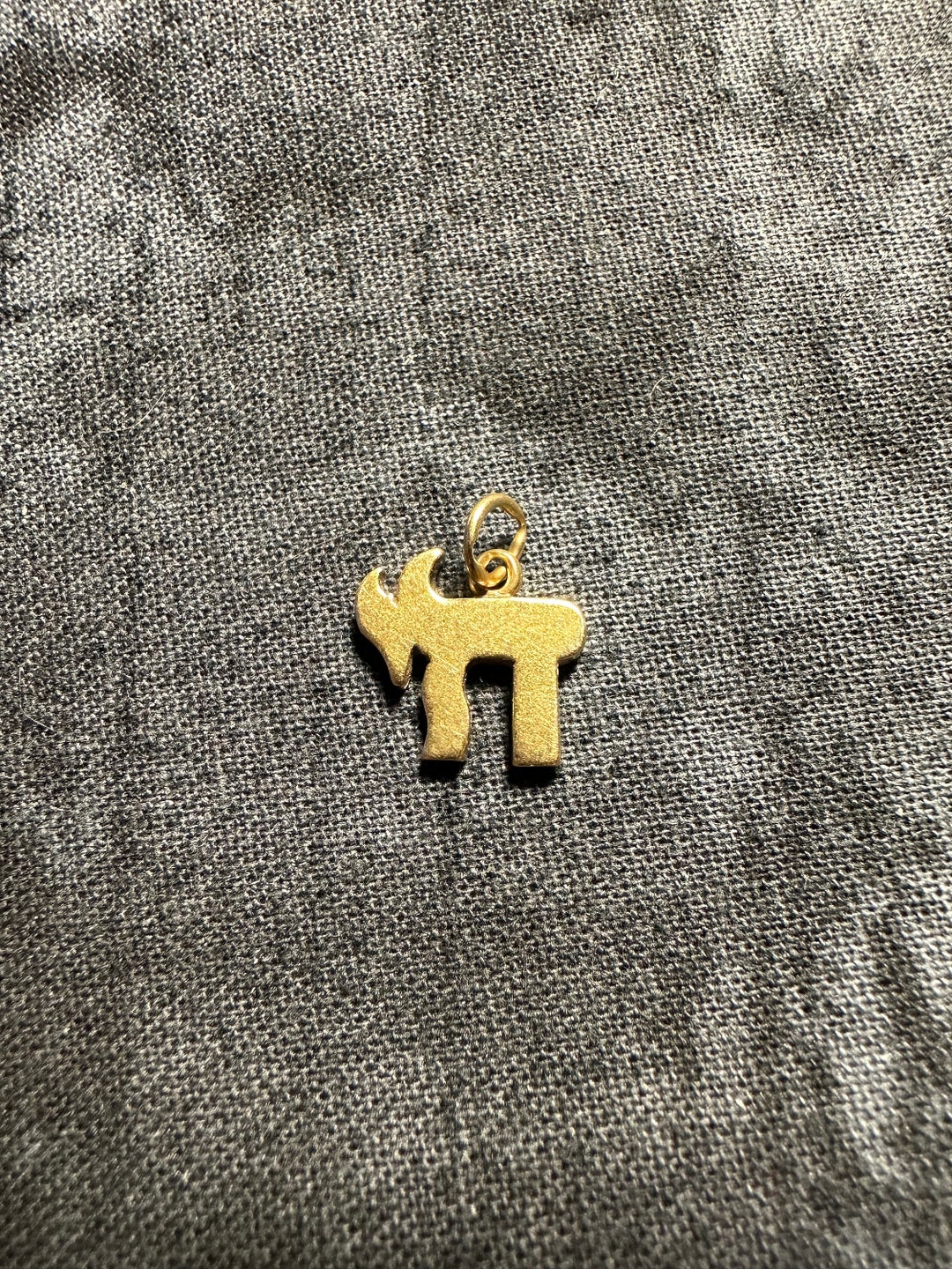 14K Yellow Gold Chai 18 L'chaim Life Pendant Charm 1.3 Grams - Etsy