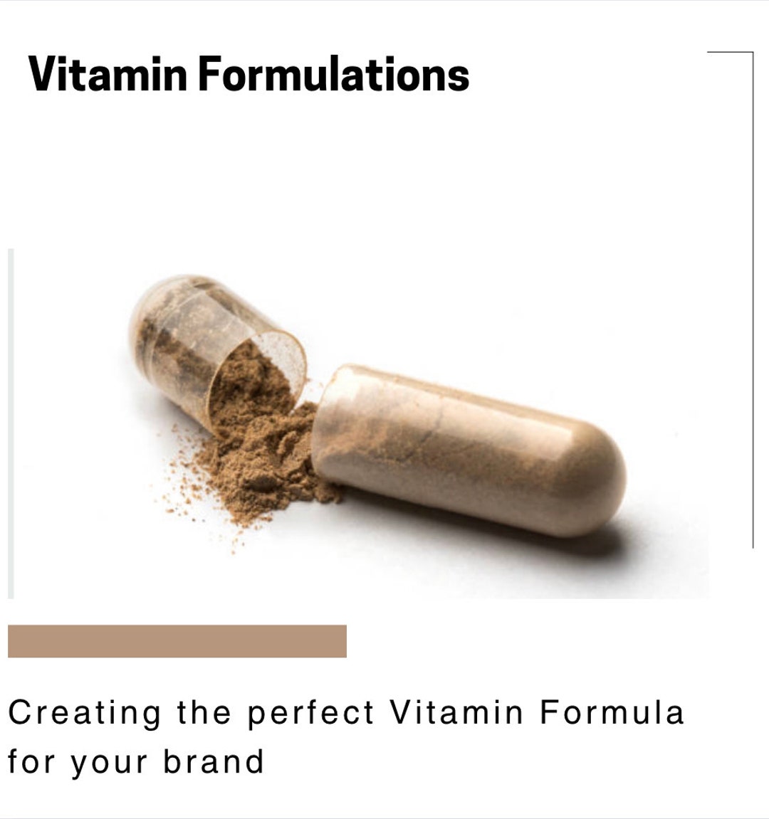 Bespoke Vitamin Formulations - Etsy