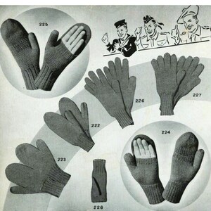 WWII Knitting Patterns: 1940s Military Clothing (PDF Download) - Etsy
