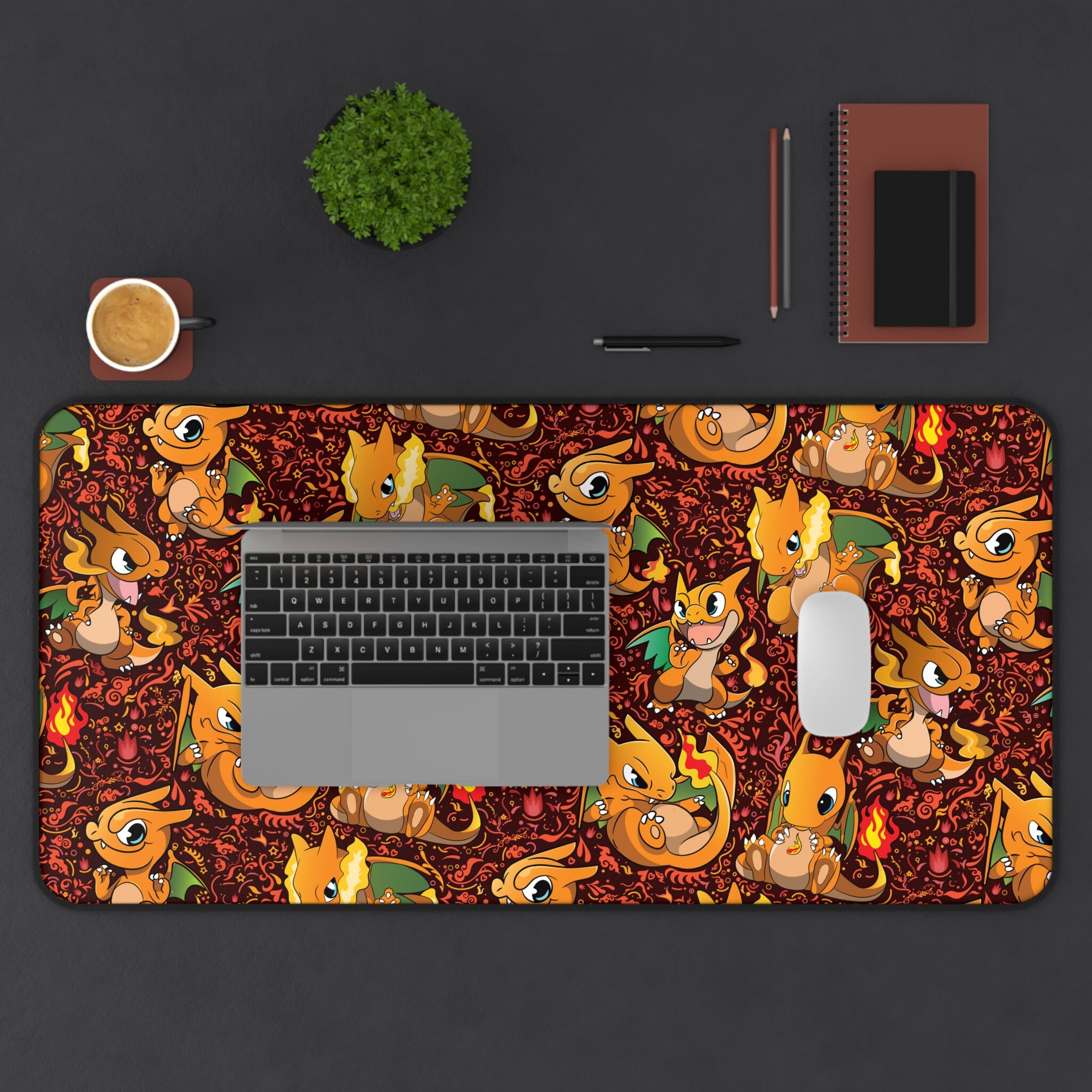 Charizard Mouse Pad Charizard Desk Matt & Charizard Gaming Matt - Etsy