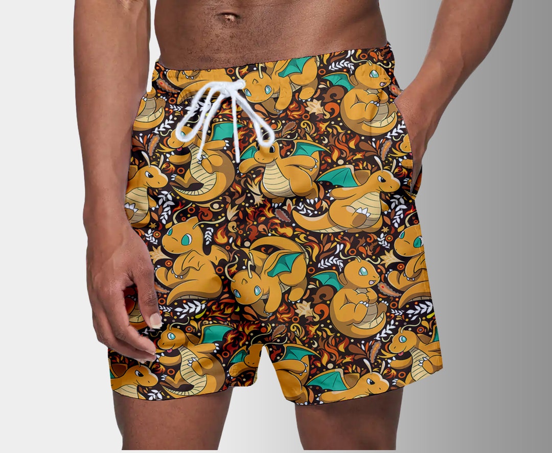 Dragonite Swim Trunks Dragonite Swimming Trunks & Dragonite Swimwear - Etsy