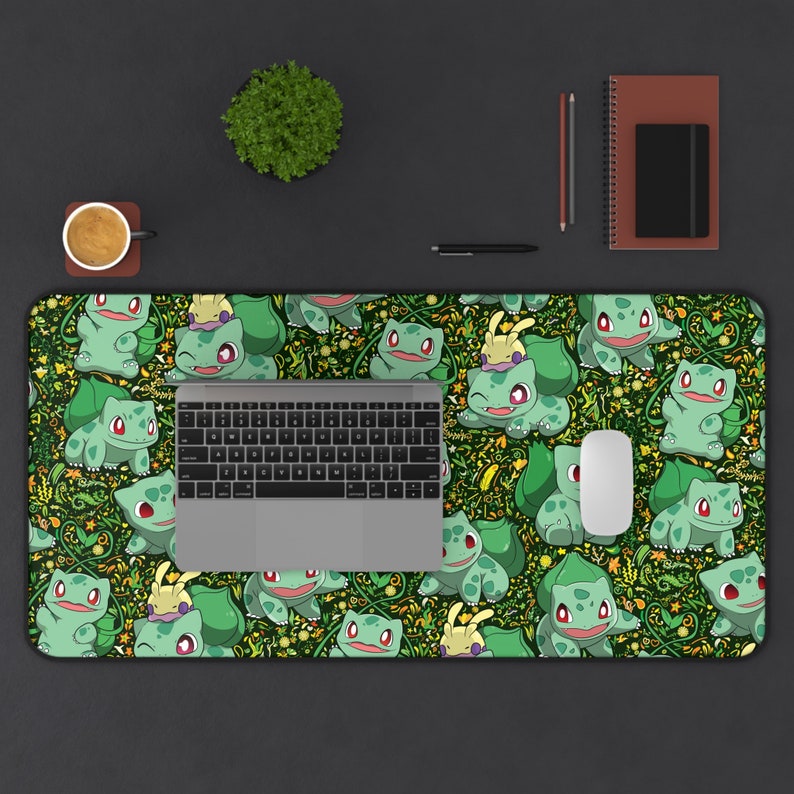 Bulbasaur Mouse Pad Bulbasaur Desk Matt & Bulbasaur Gaming Matt - Etsy