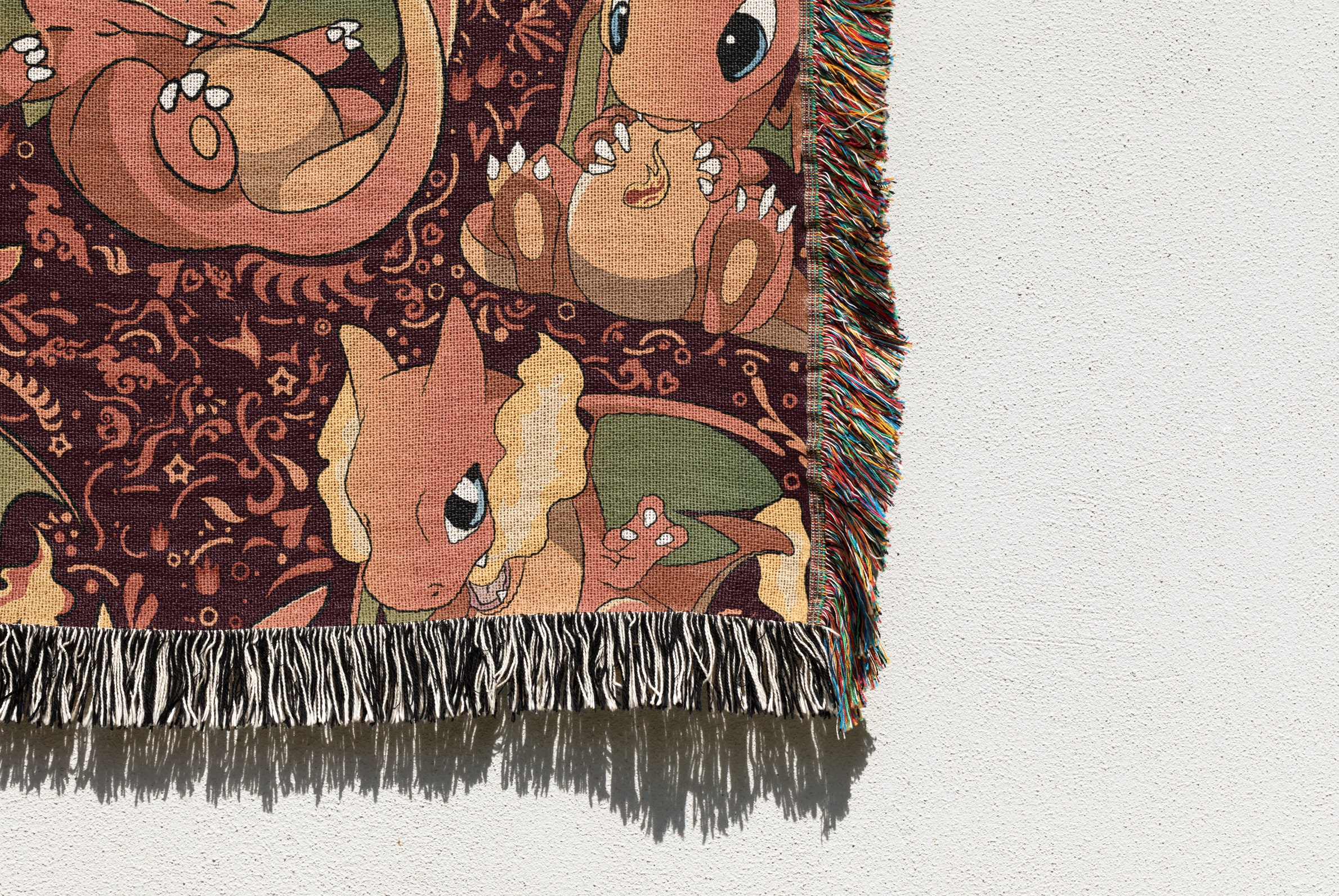 Charizard Blanket Charizard Woven Blanket, Charizard Carpet & Charizard ...