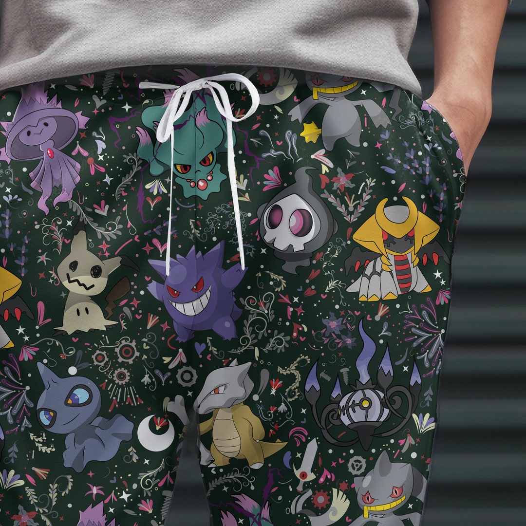 Ghost Type Joggers Gengar Joggers, Giratina Joggers, Mimikyu Joggers ...