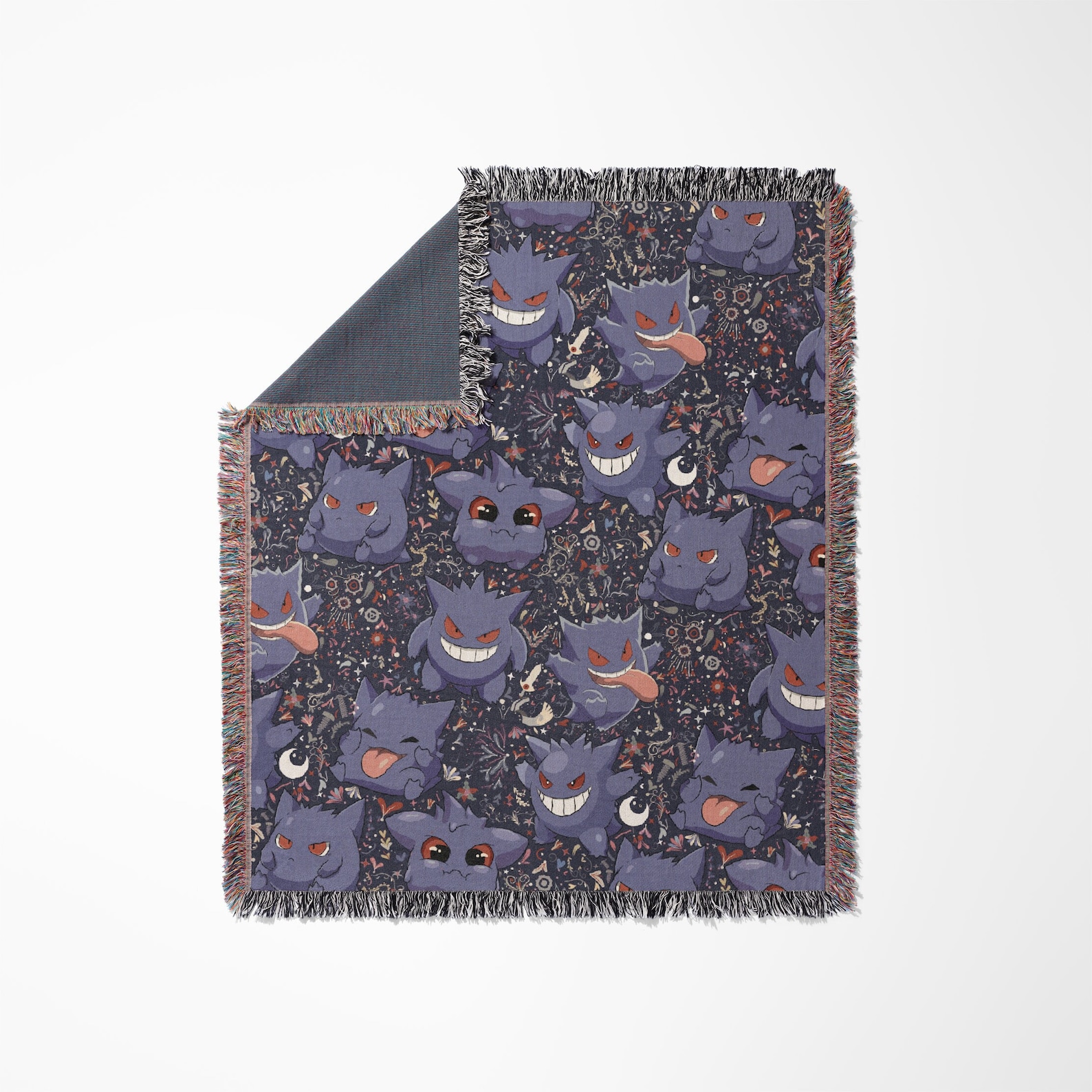 Gengar Blanket Gengar Woven Blanket, Gengar Carpet & Gengar Wall Hanger ...