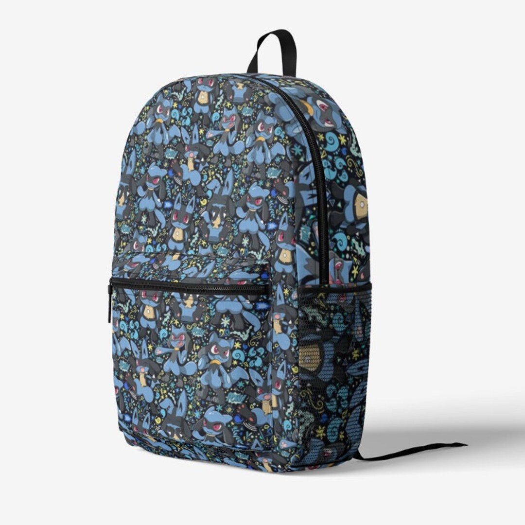 Lucario Backpack Lucario Bag & Lucario Backpack - Etsy