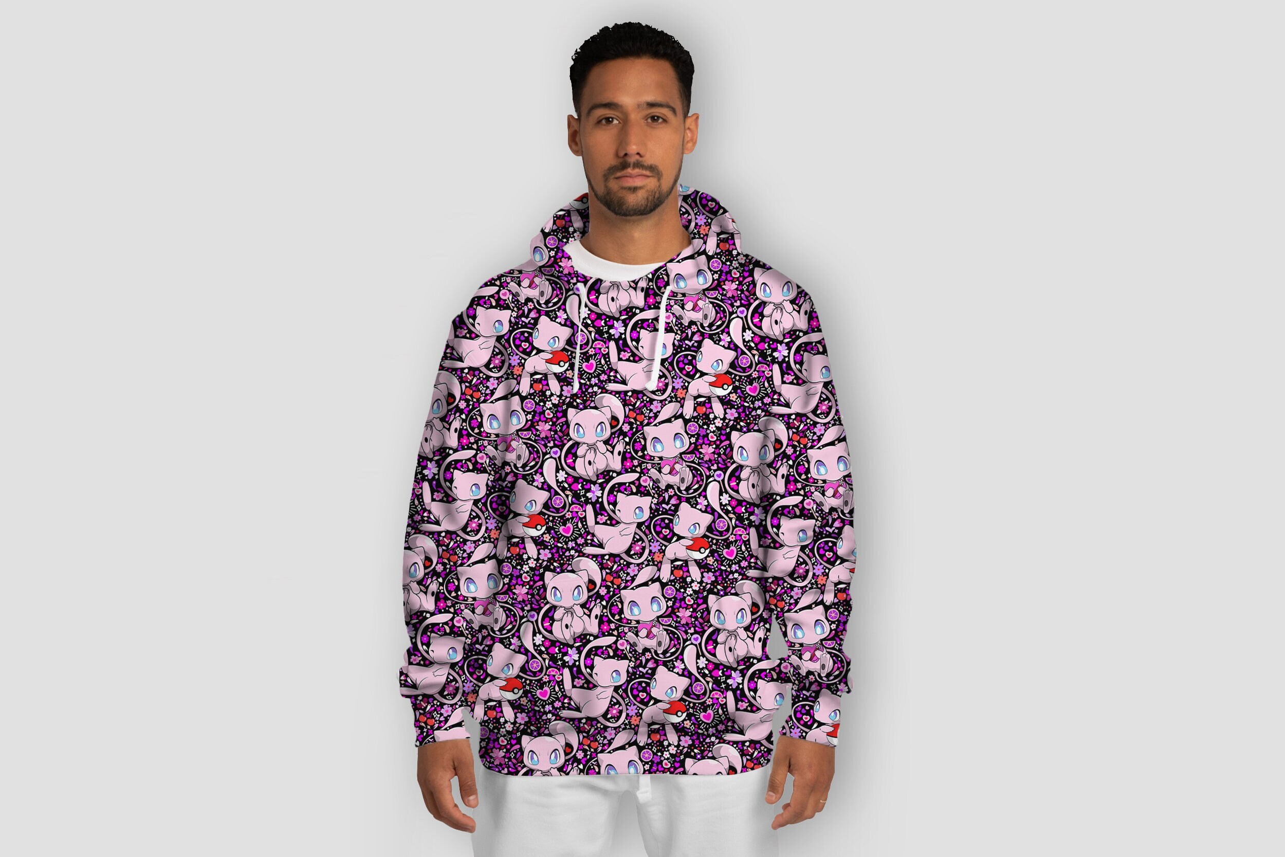 Mew Hoodie Mew AOP Hoodie Mew Pullover & Mew Unisex Hoodie - Etsy