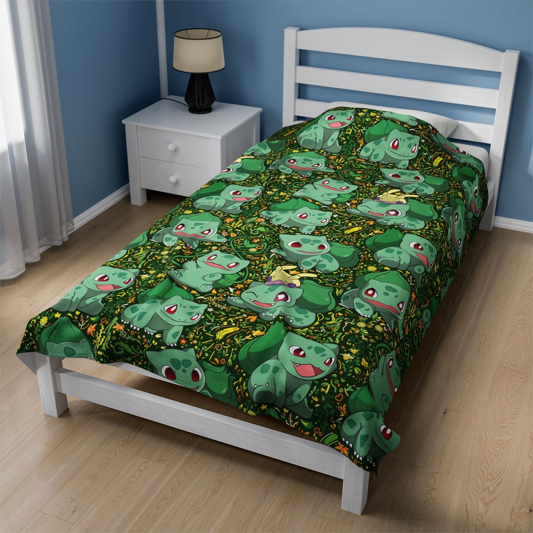 Bulbasaur Blanket Bulbasaur Velveteen Blanket & Bulbasaur Plush Blanket ...