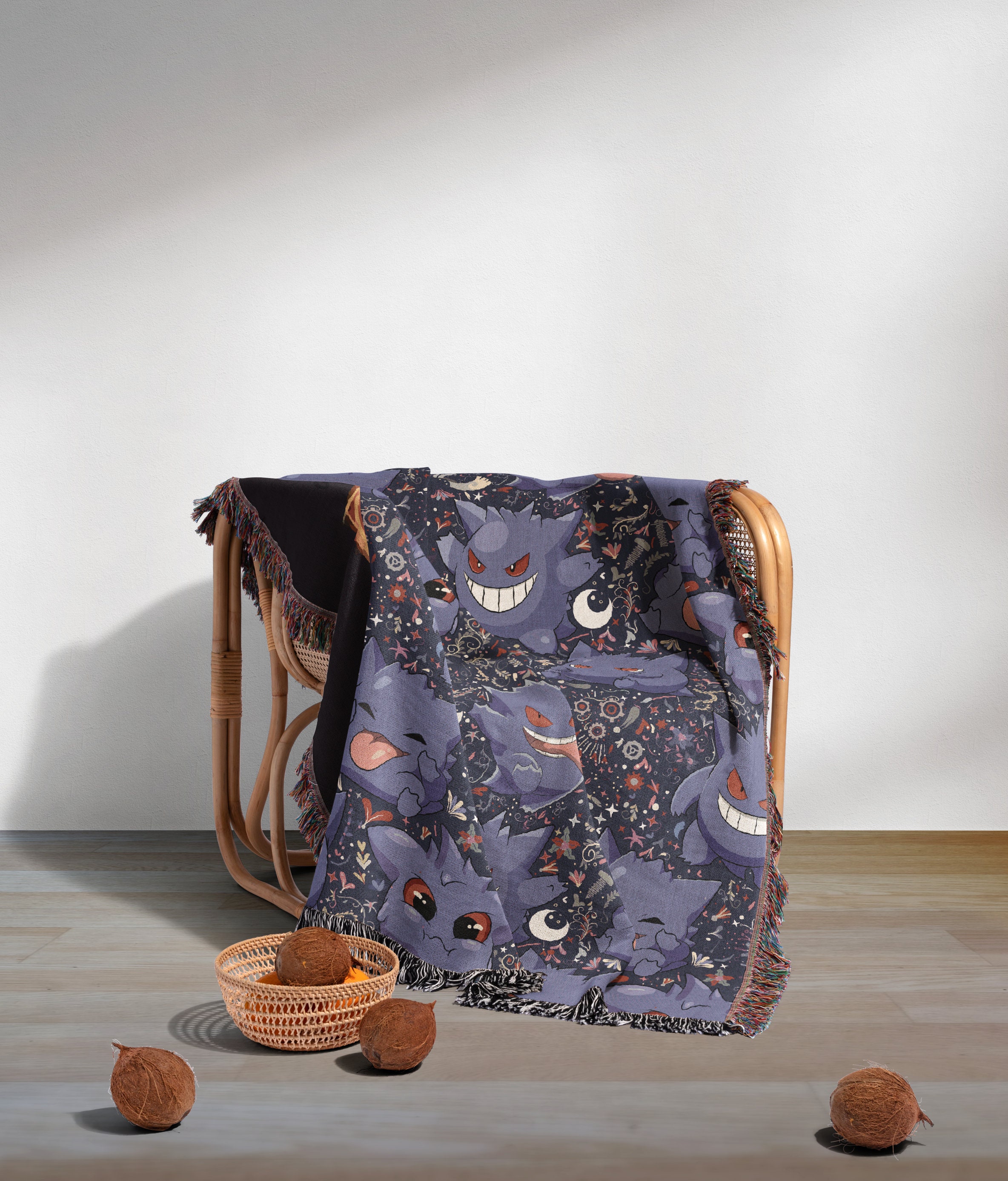 Gengar Blanket Gengar Woven Blanket, Gengar Carpet & Gengar Wall Hanger ...