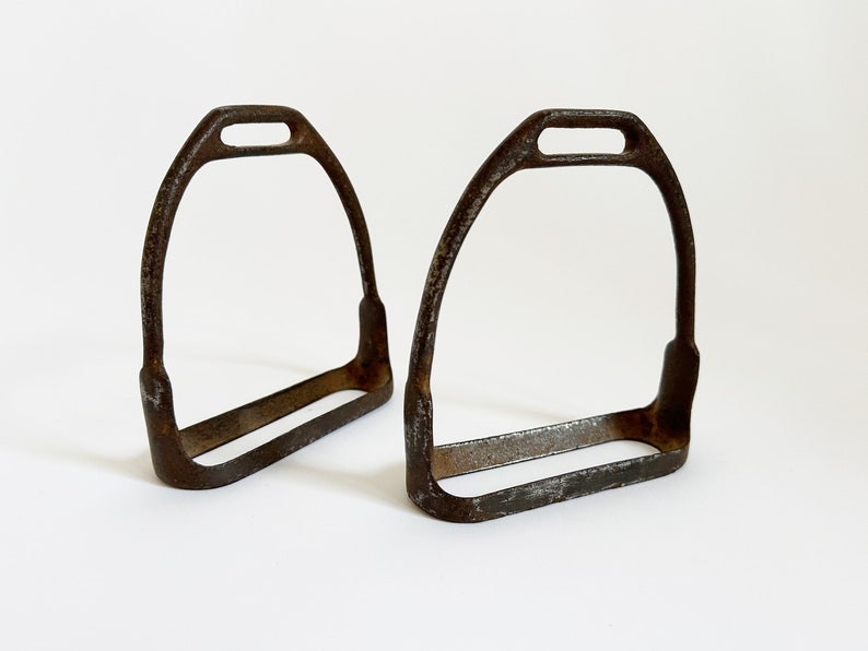 Antique Horse Saddle Stirrups, US Cavalry, Set of 2 - Etsy