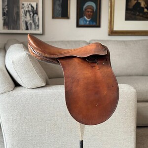 Antique Equestrian Argentinian Leather Polo Horse Saddle - Etsy