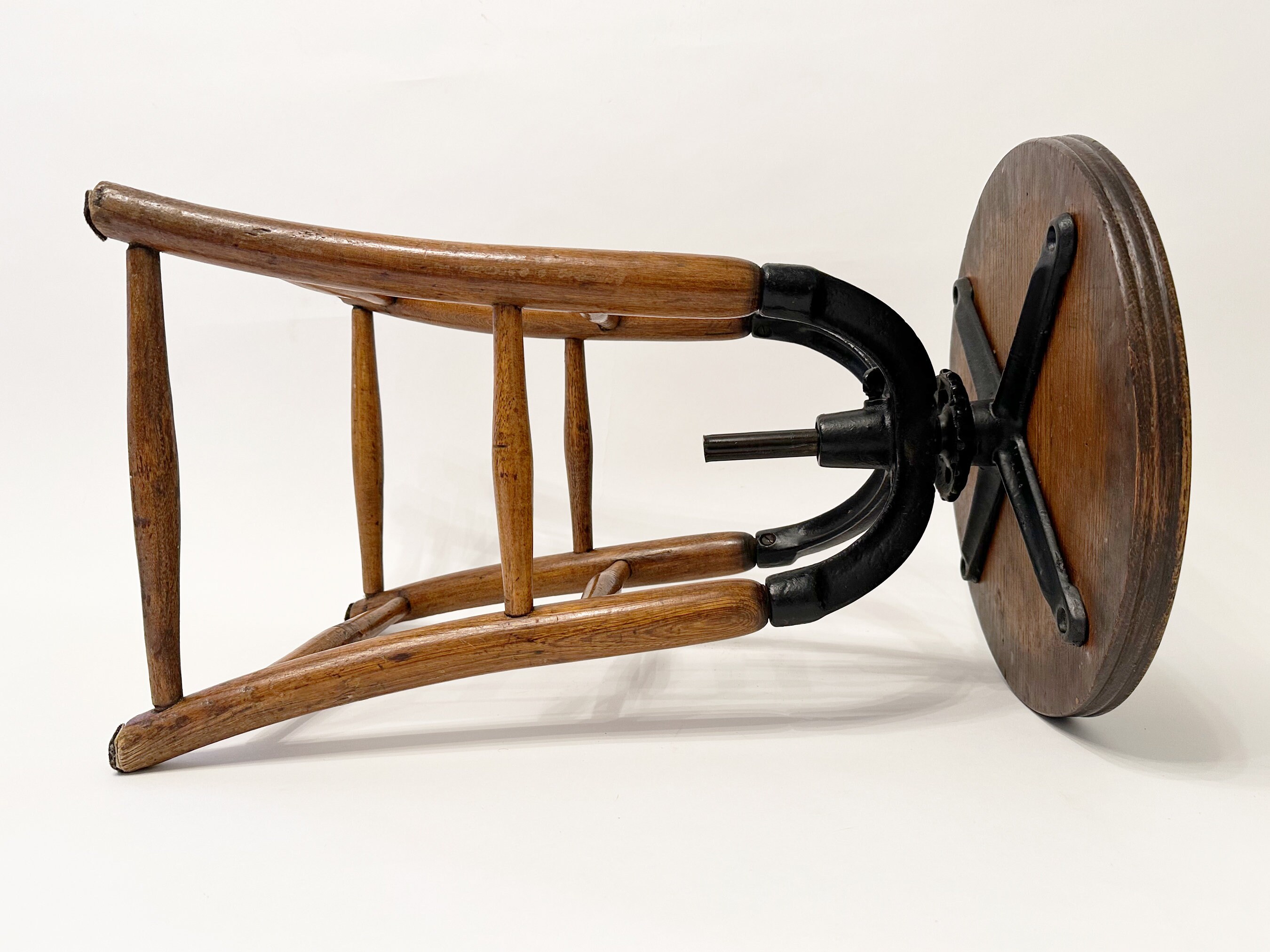 Antique Industrial Stool, Engineers Drafting Stool - Etsy