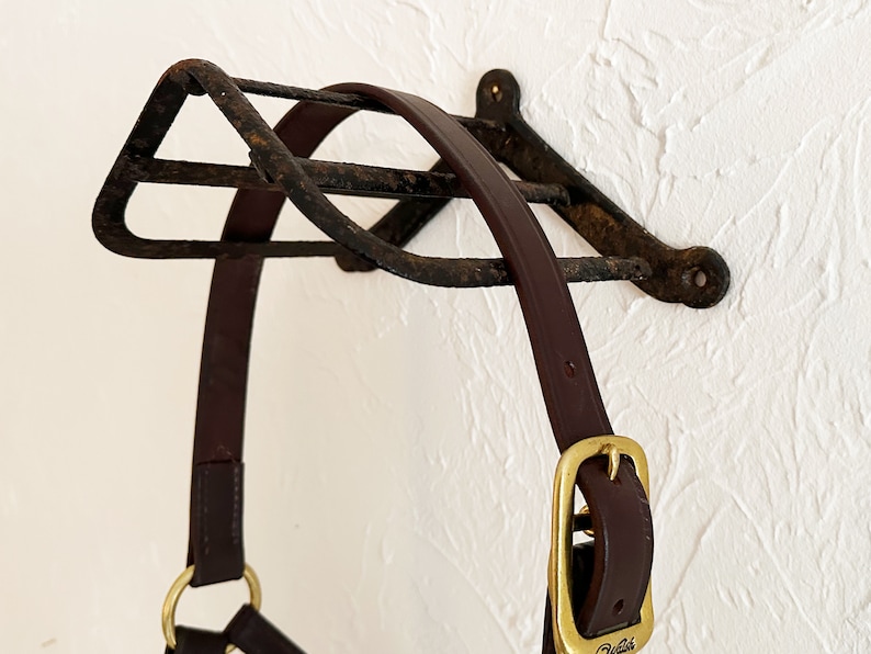 Antique Bridle Racks Equestrian Décor Tack Room Décor Horse Tack Hooks ...