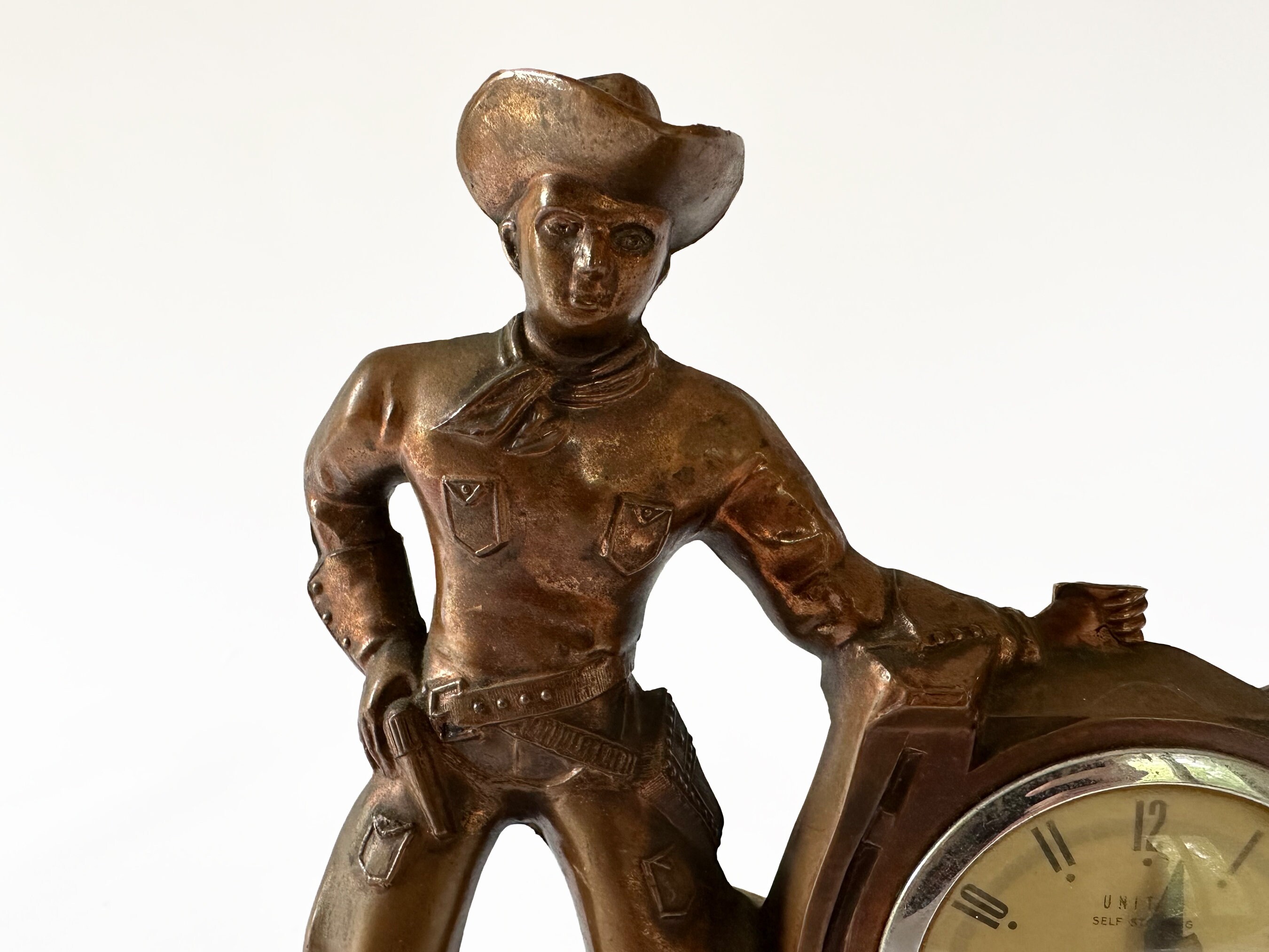 Vintage Cowboy Clock Western Décor Southwestern Décor Horse Ranch ...