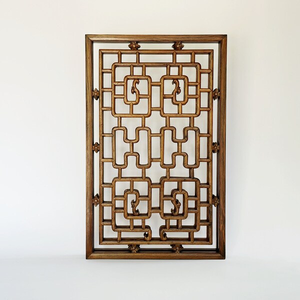 Asian Carved Screen - Etsy