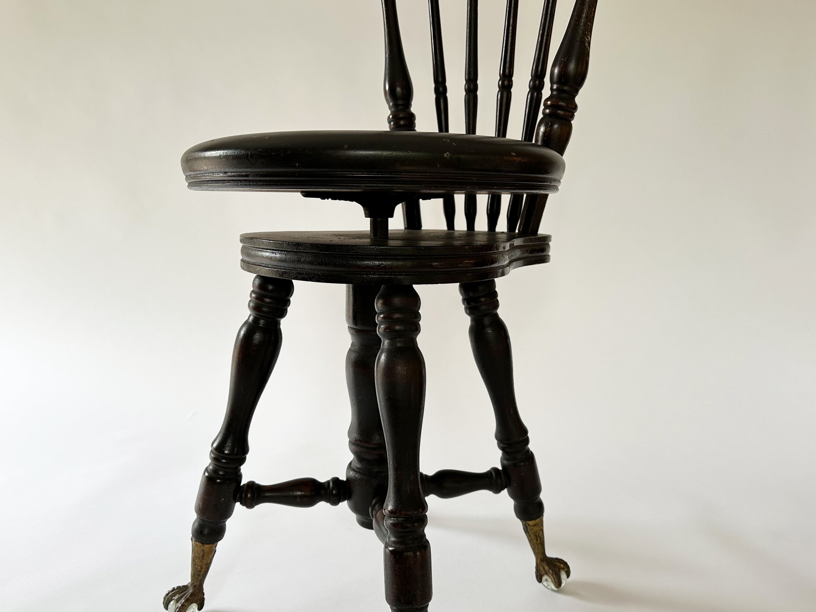 Antique Piano Stool Victorian Decor Piano Bench Antique Furniture ...