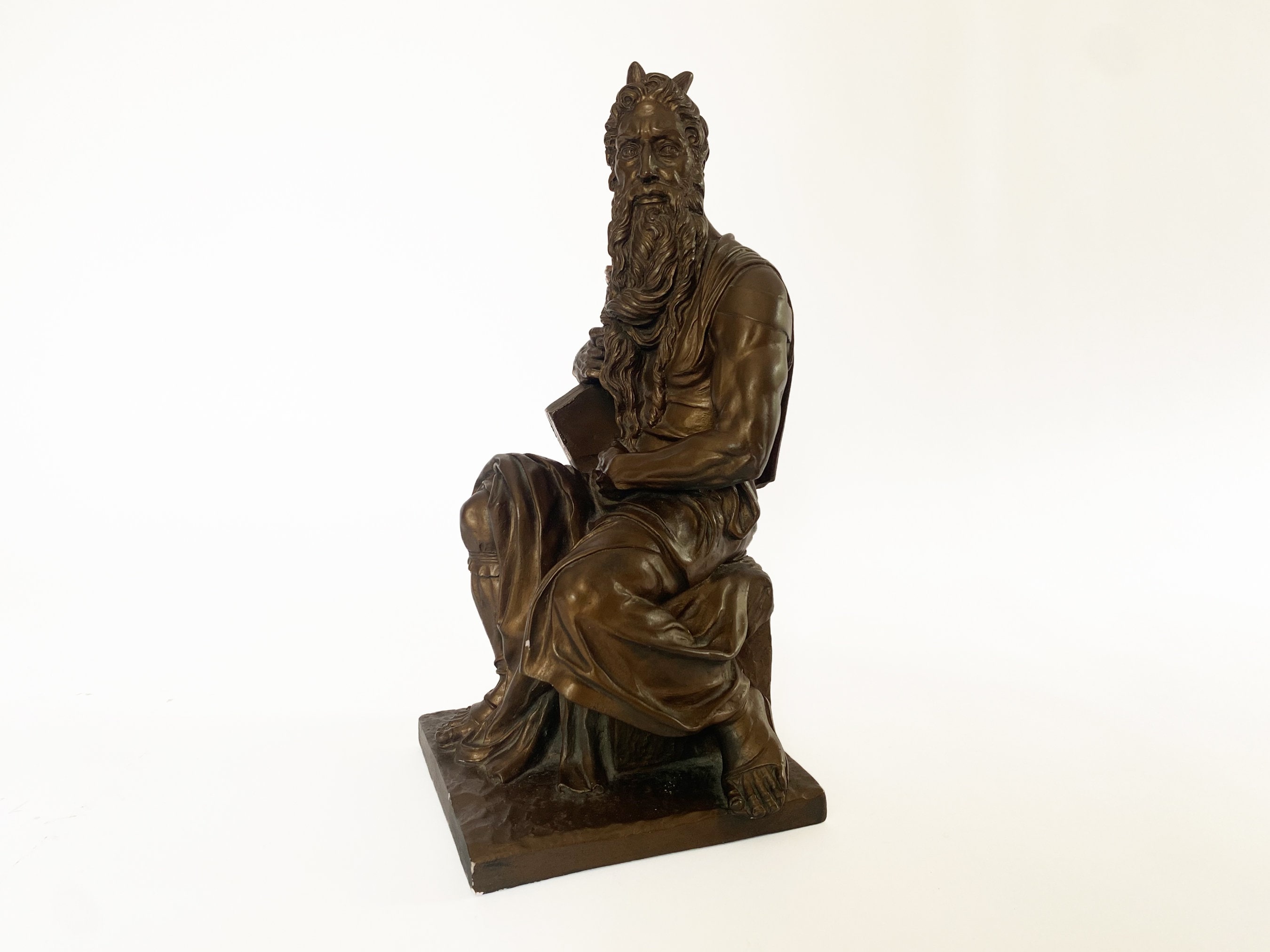 1969 Michelangelo’s Moses Replica Statue - Etsy