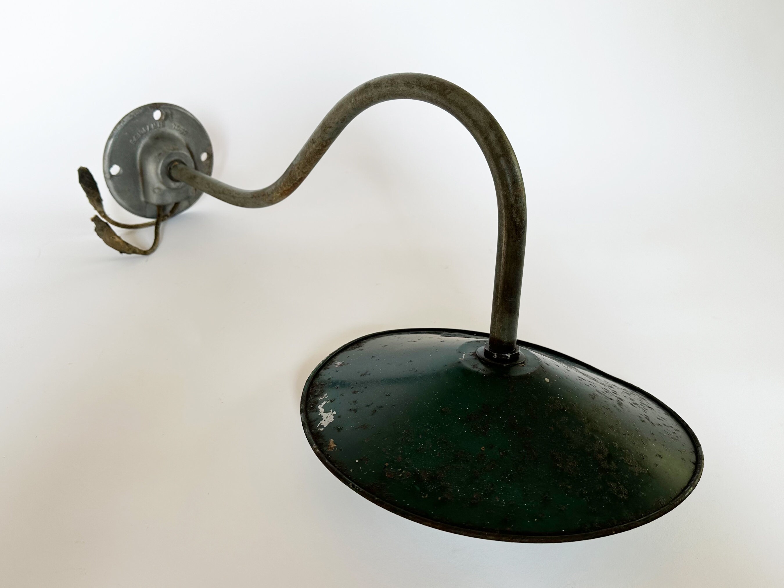 Vintage Industrial Light Barn Lamp Wall Sconce Lantern Hard-wired Shop ...