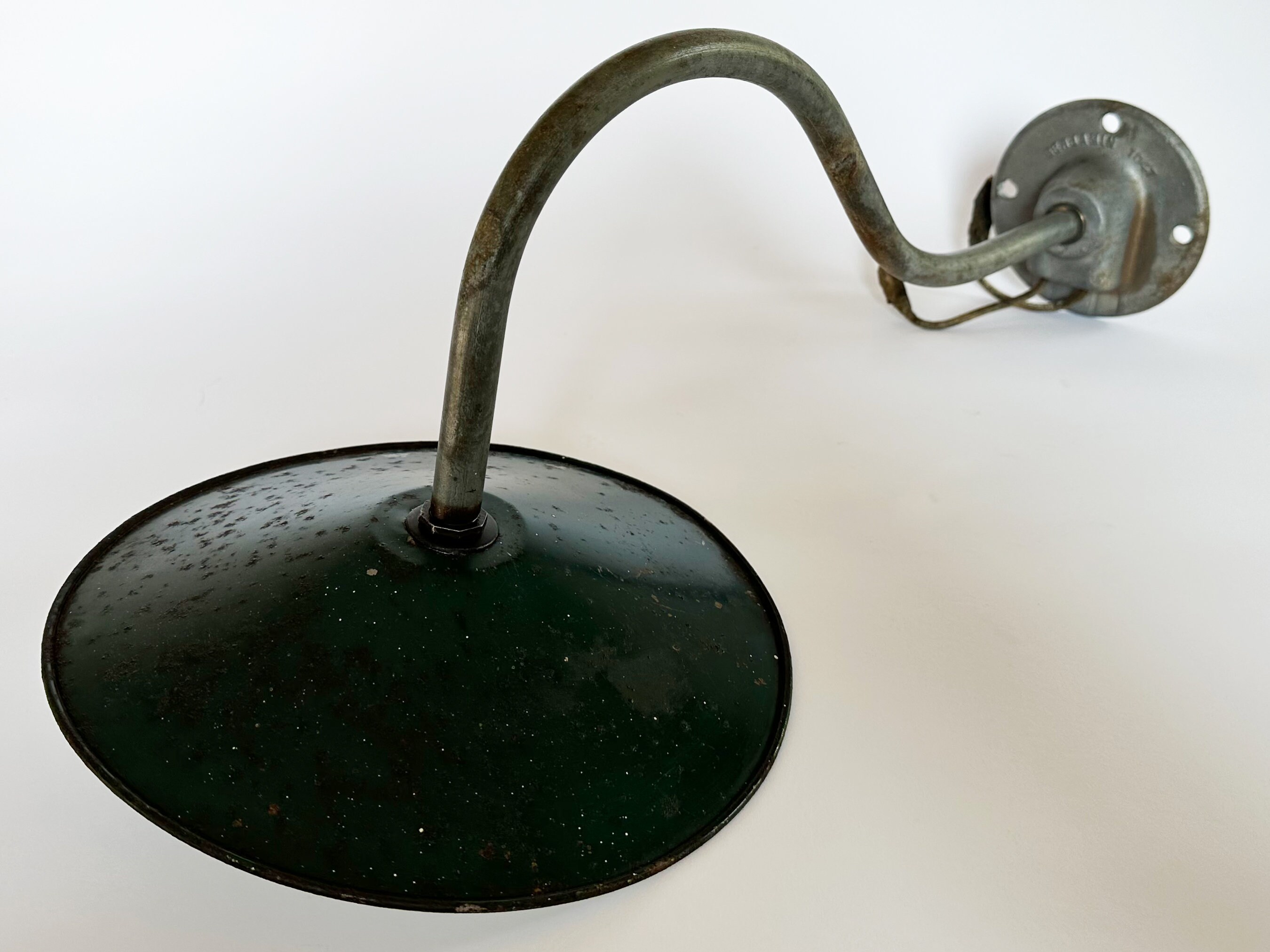 Vintage Industrial Light Barn Lamp Wall Sconce Lantern Hard-wired Shop ...