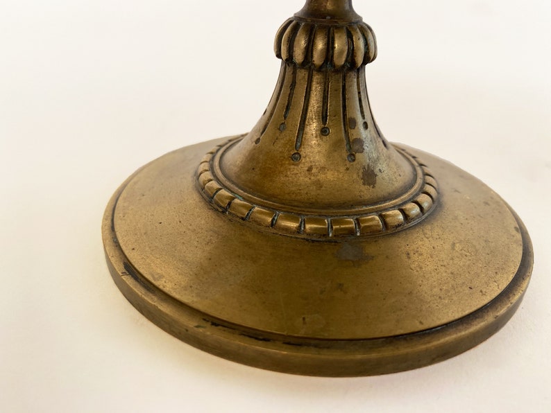 Greek Mythology Decor God Statue Base and Handles Ornate Brass Tazza ...