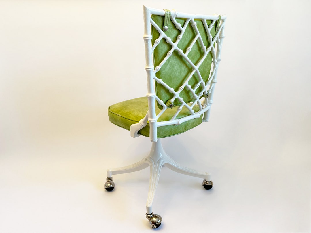 Vintage Bamboo Chair Phyllis Morris for Kessler Industries Porcelain ...