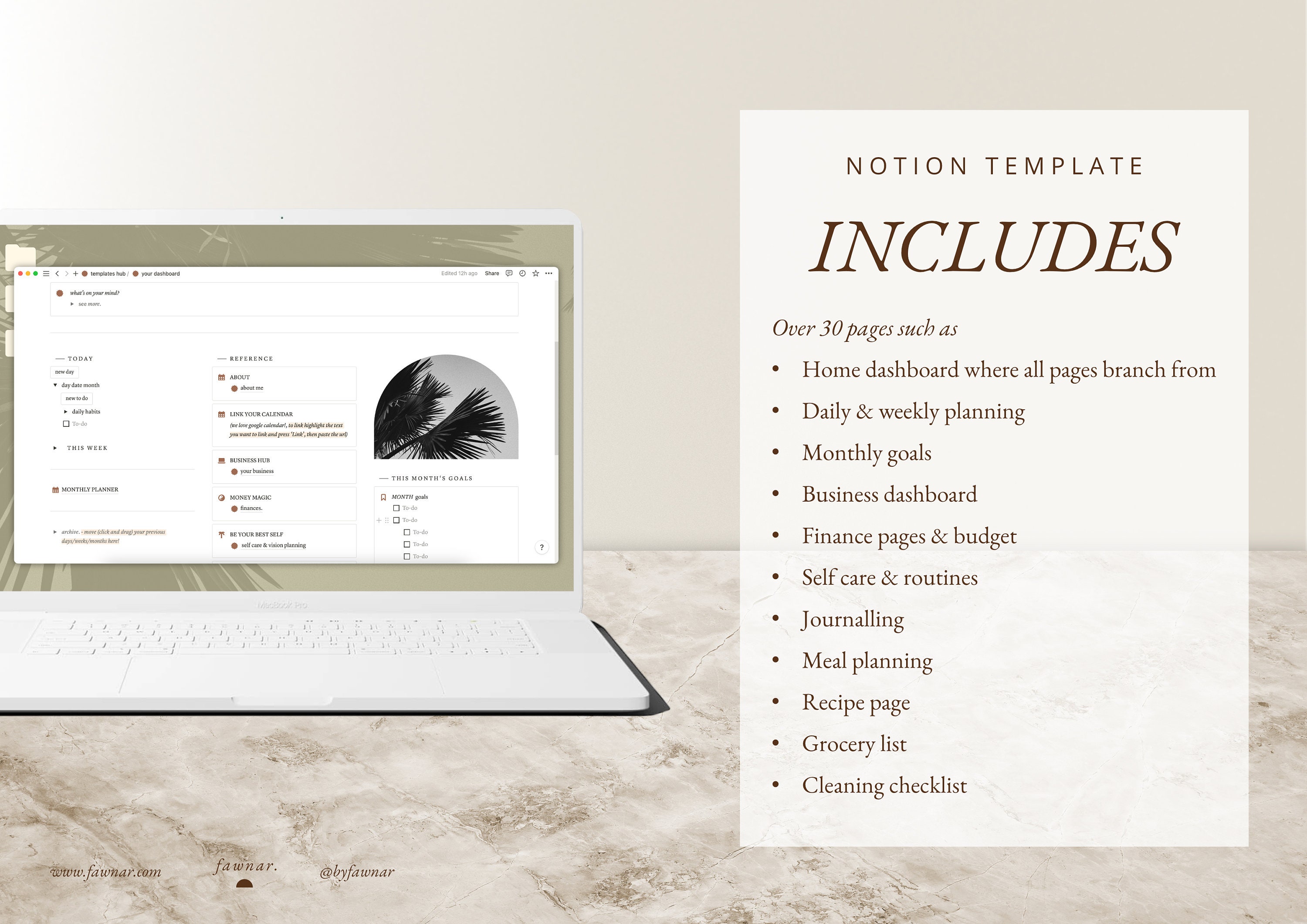 Notion Life Planner Template Minimal & Simple Easy to Use - Etsy Australia