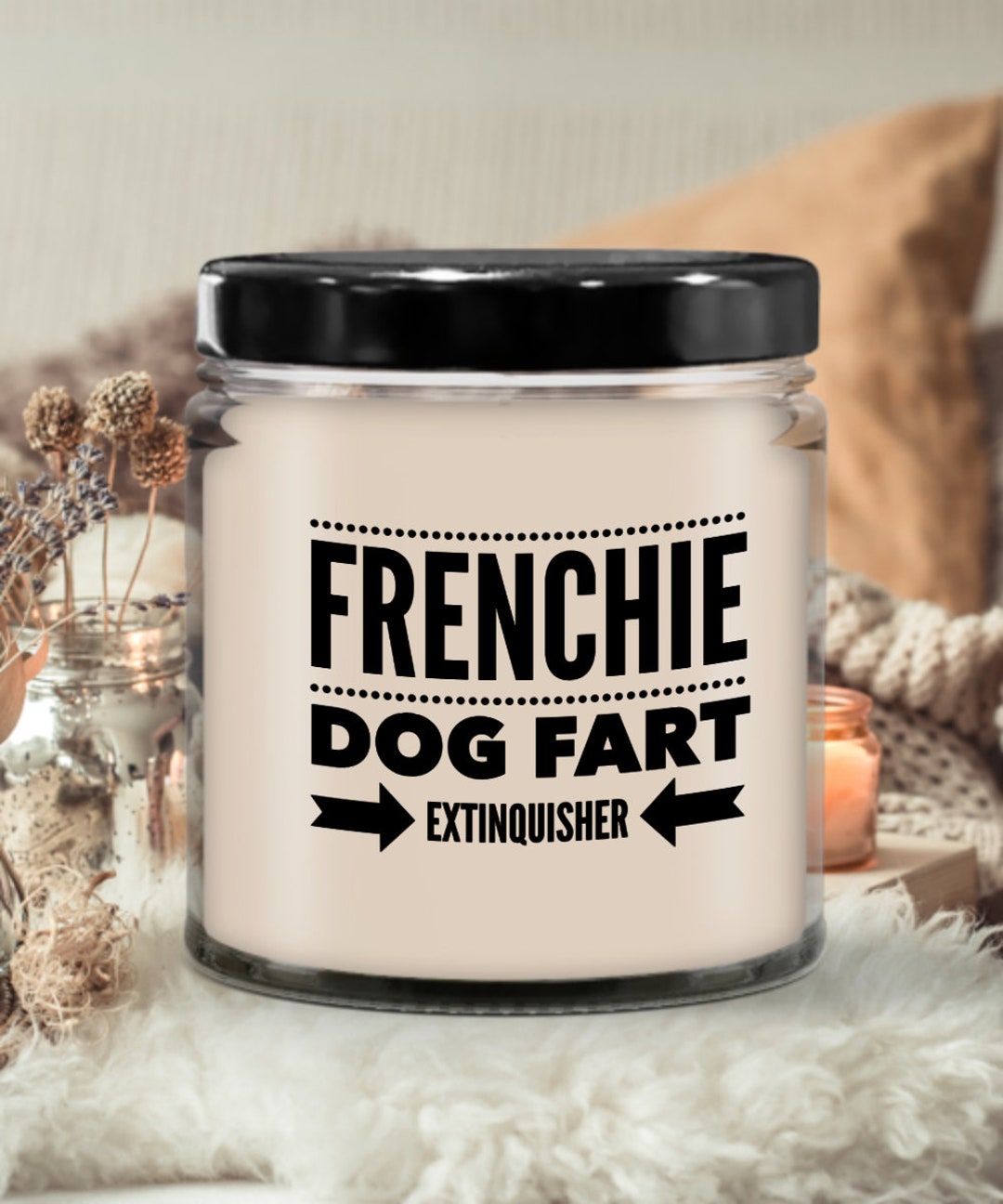 Frenchie Candle, Dog Fart Candle, Funny Dog Gift, French Bulldog Gift ...