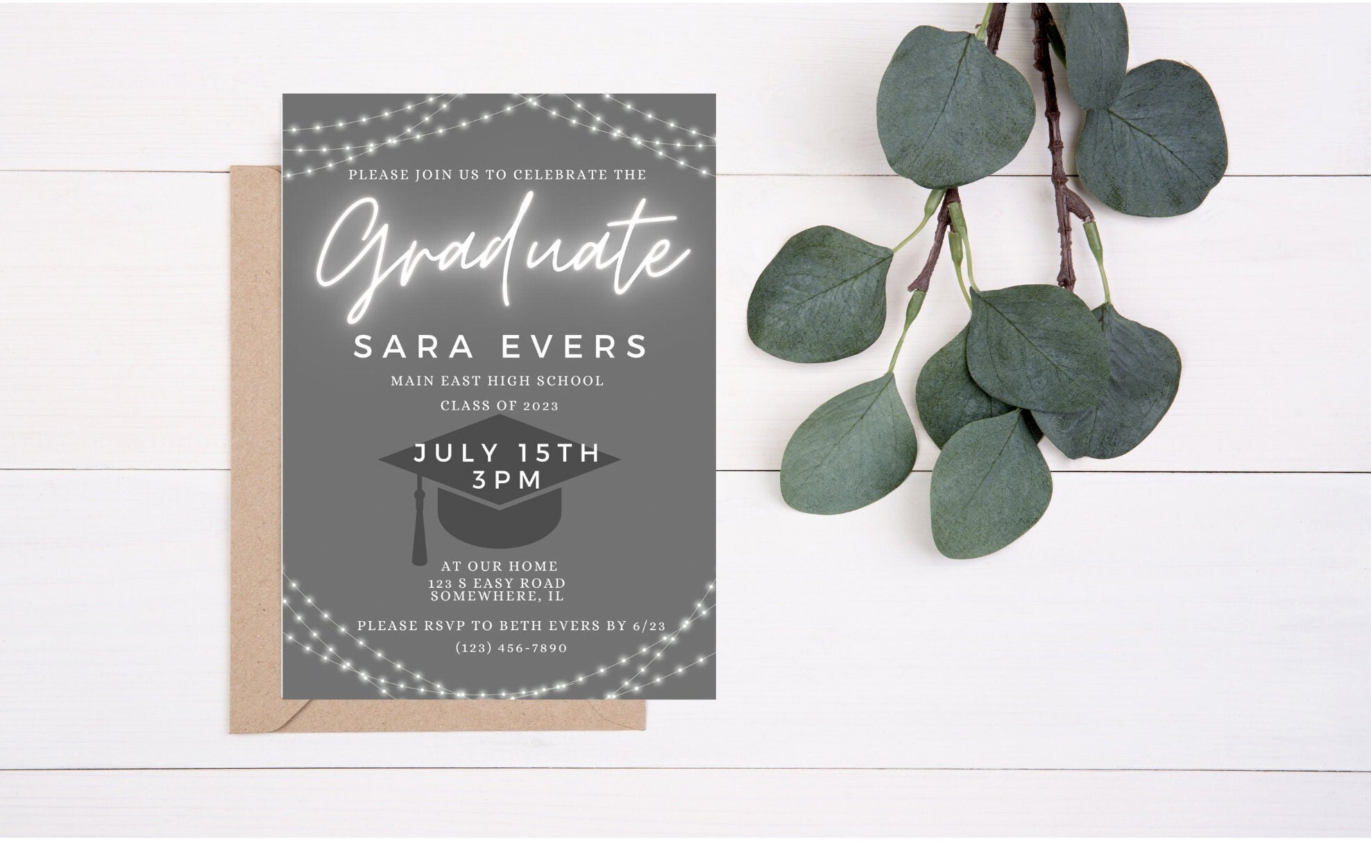 Graduation Party Invitation - Etsy