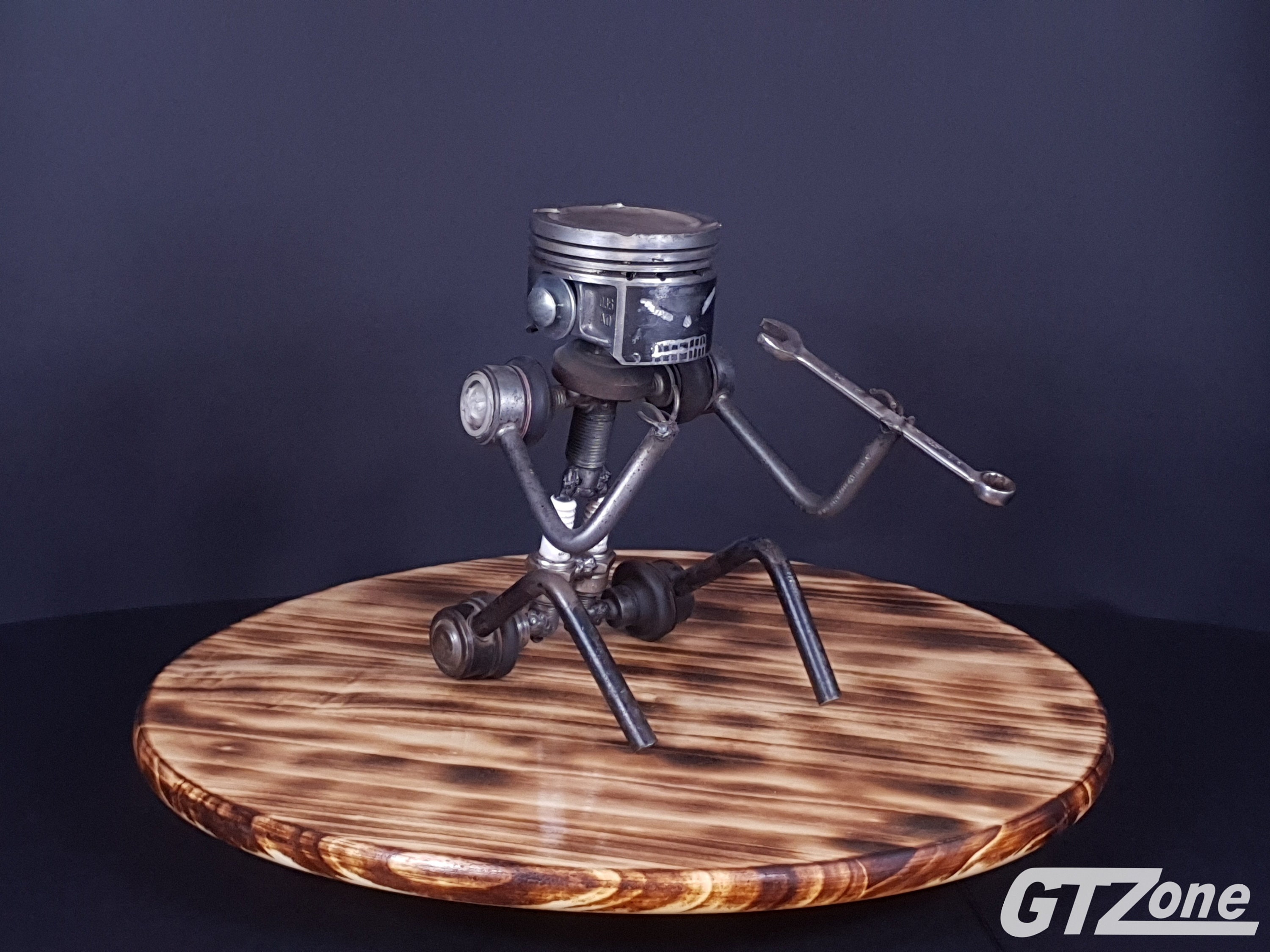 Handmade Art Metal Robot From Car Parts Etsy