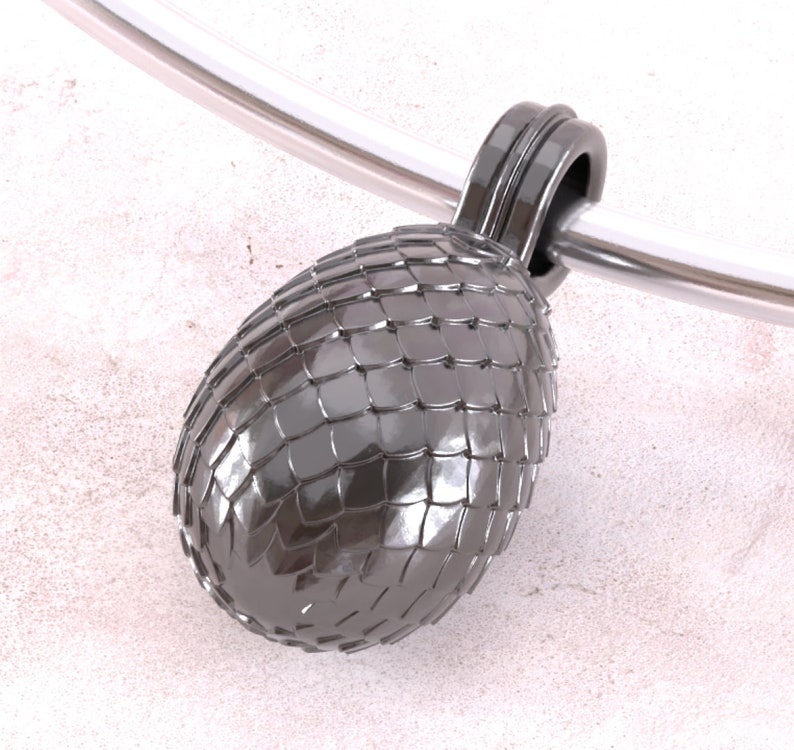 Game of Thrones Dragon Egg Charm Pendant, GOT Jewelry, Dragonegg ...