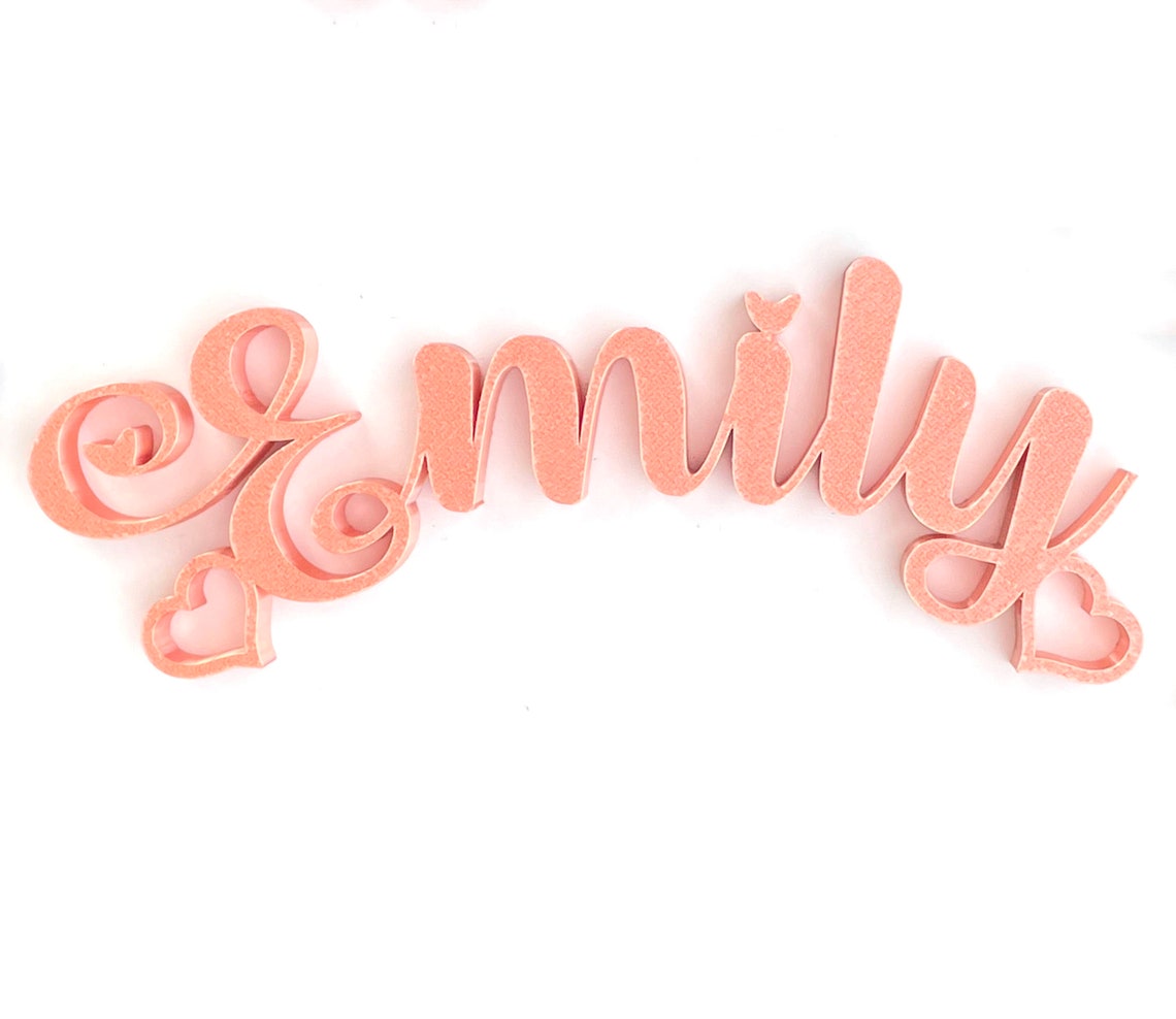 Freestanding Name Sign Desk Name Plate Custom Name Sign Personalized ...