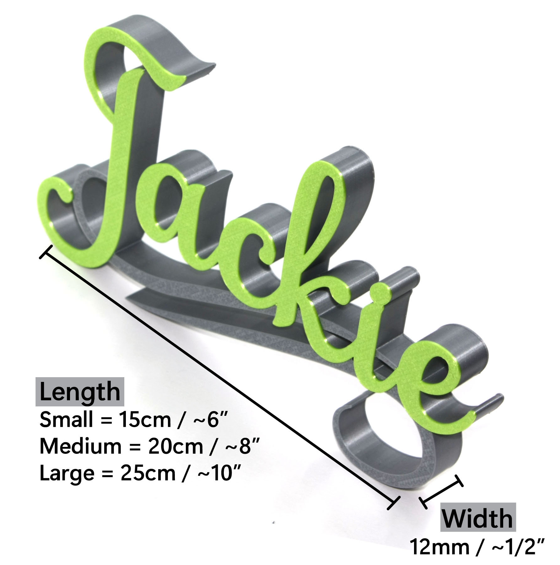 Freestanding Name Sign Desk Name Plate Custom Name Sign Personalized ...