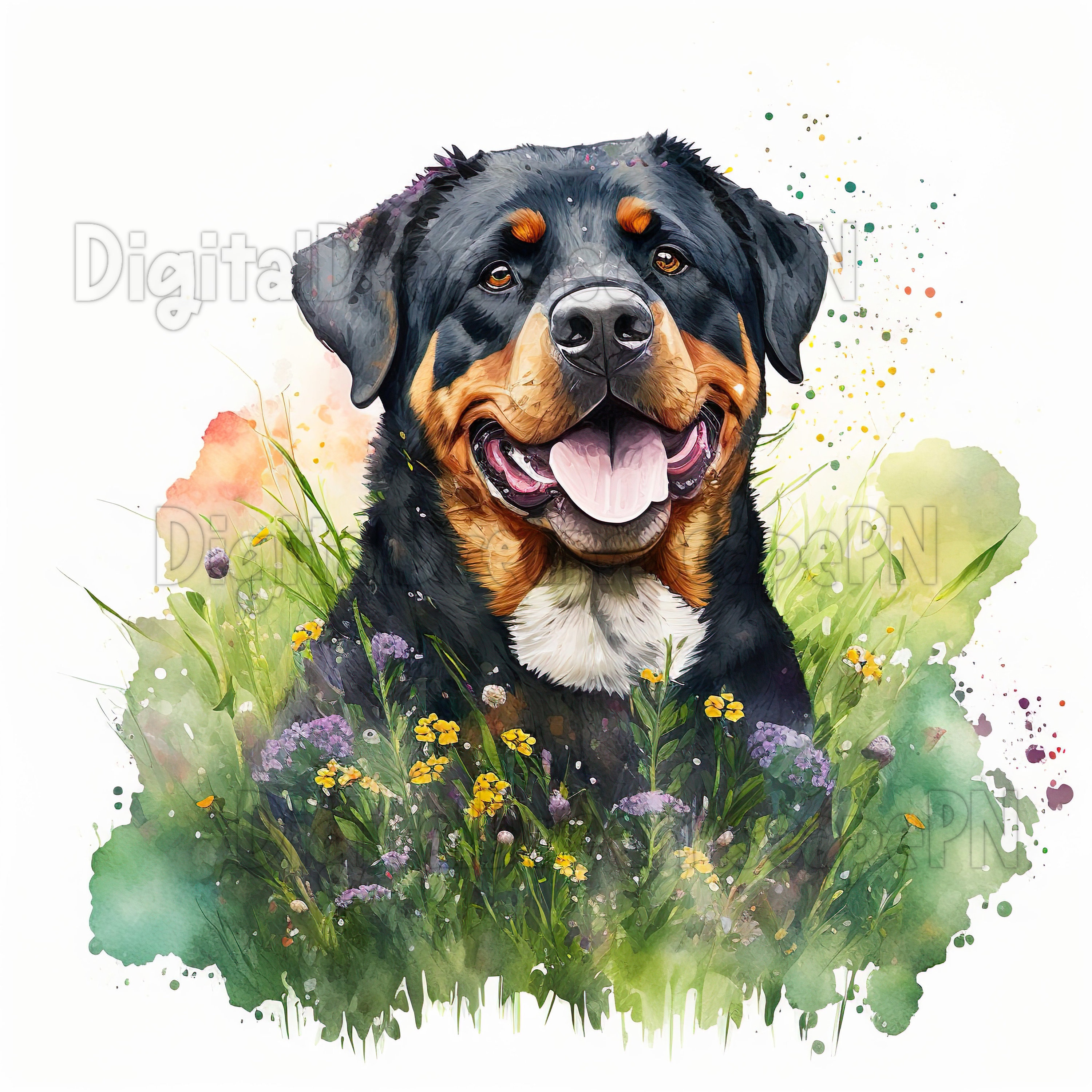 Watercolor Dogs Clipart | 11 High Quality Jpgs | Set 3 | DIGITAL ...